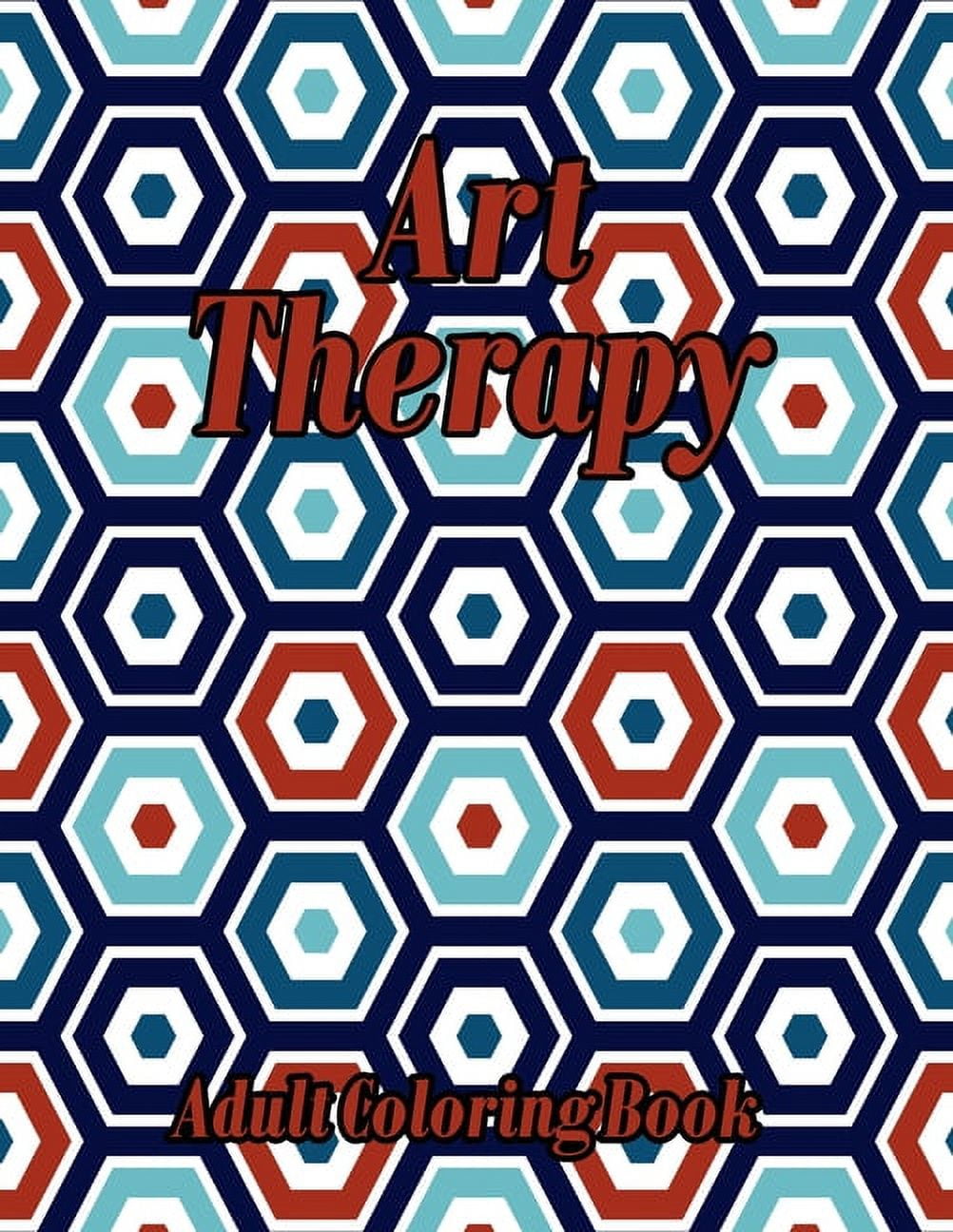 Art Therapy Adult Coloring Book: Geometric Shapes and Patterns Coloring ...