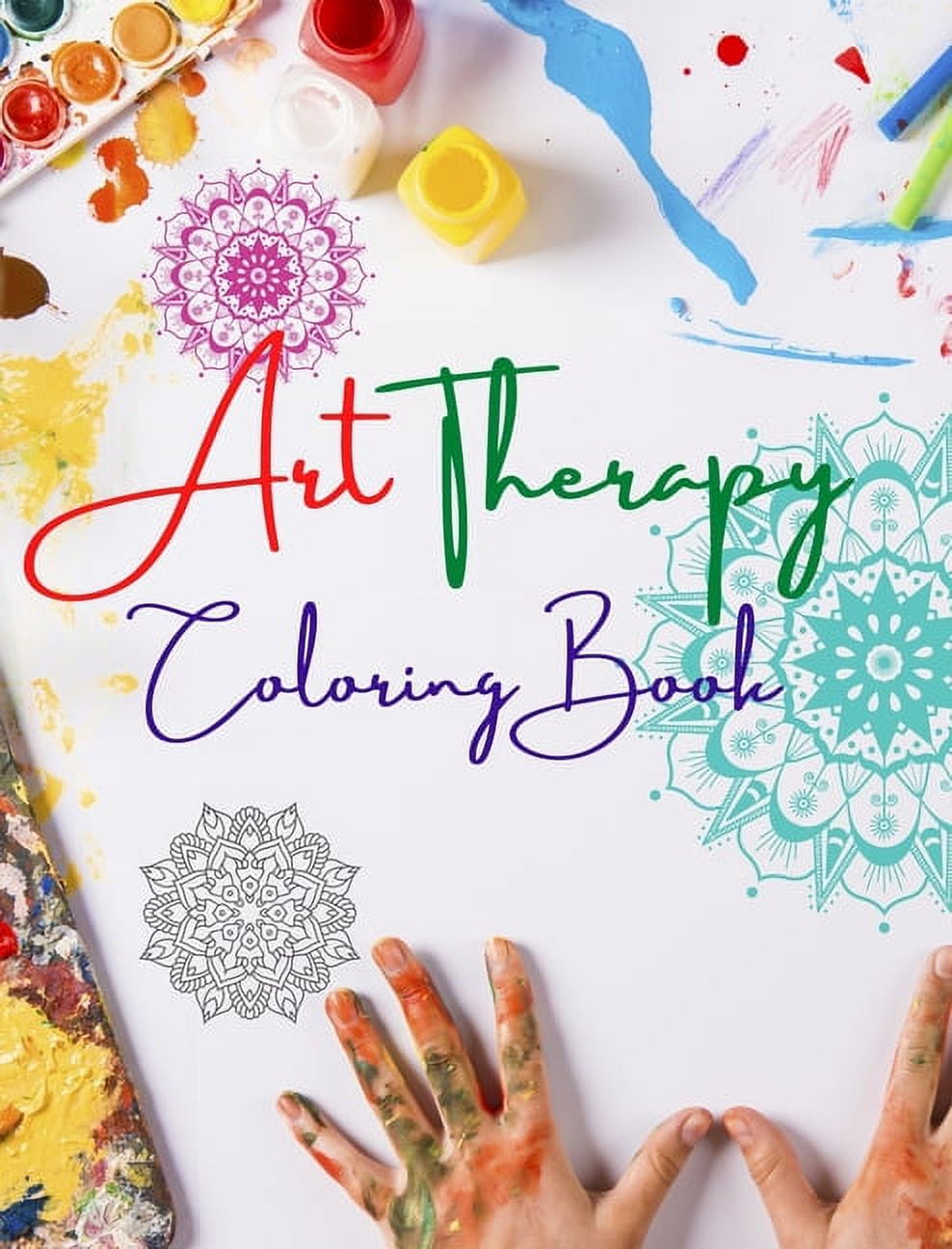 Art Therapy Coloring Book Unique Mandala Designs Source of Infinite ...