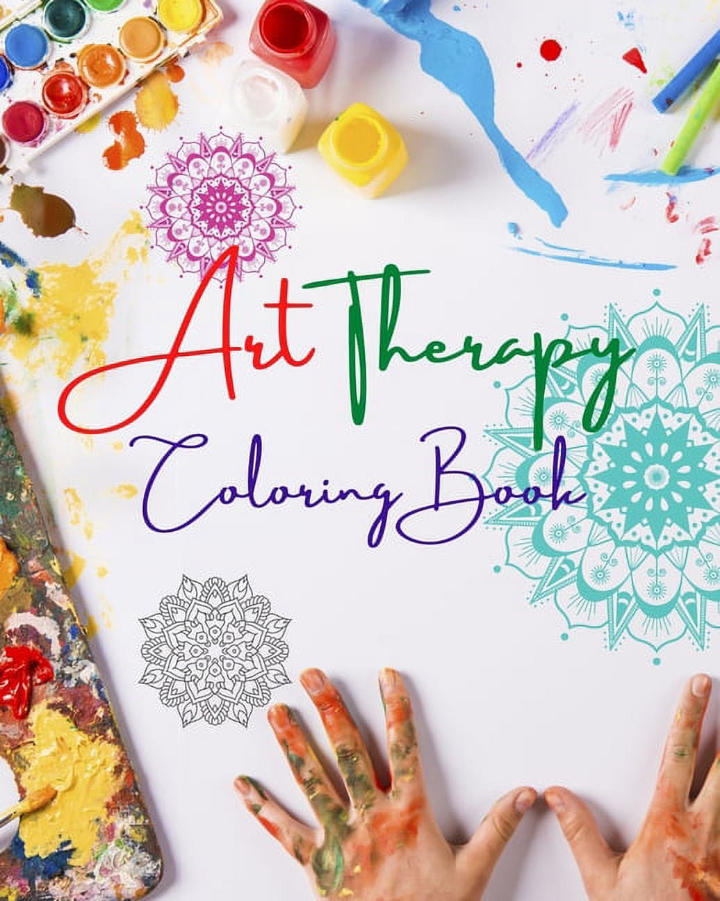 Art Therapy Coloring Book Unique Mandala Designs Source of Infinite ...