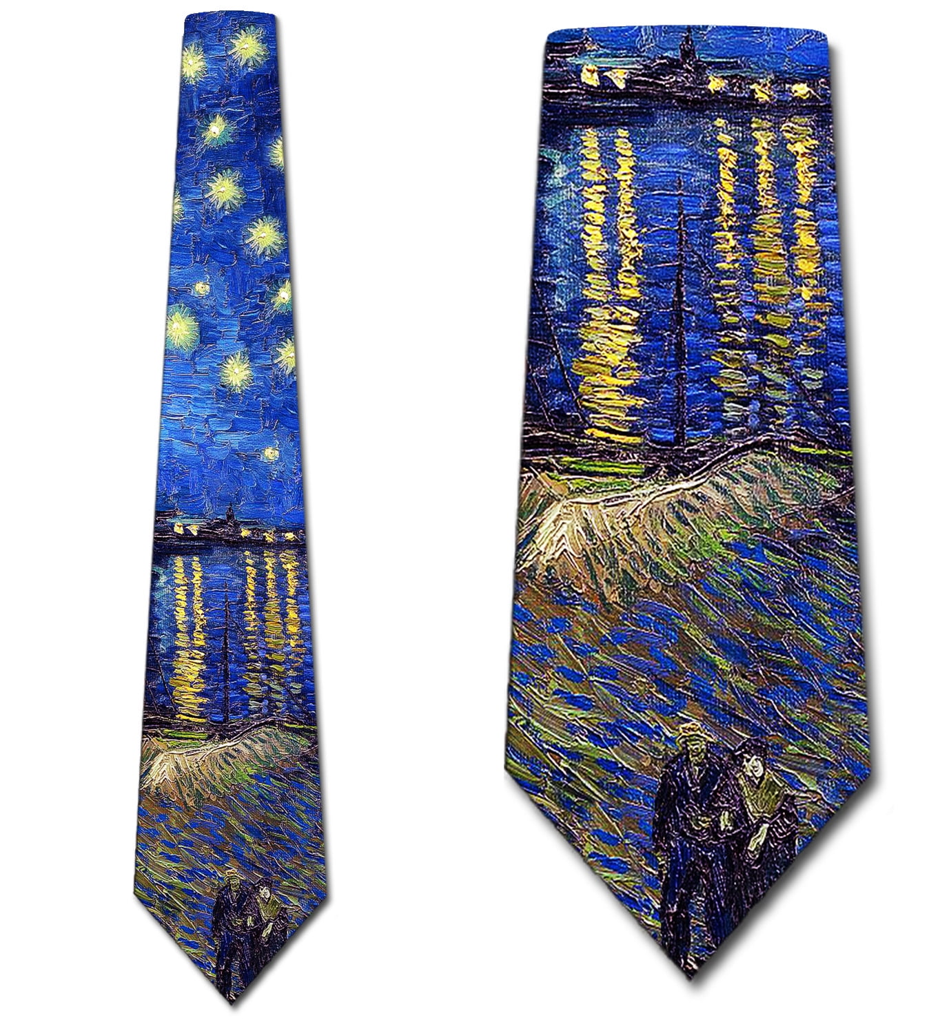 Art Ties Men's Van Gogh Rhone Painting Necktie by Three Rooker ...