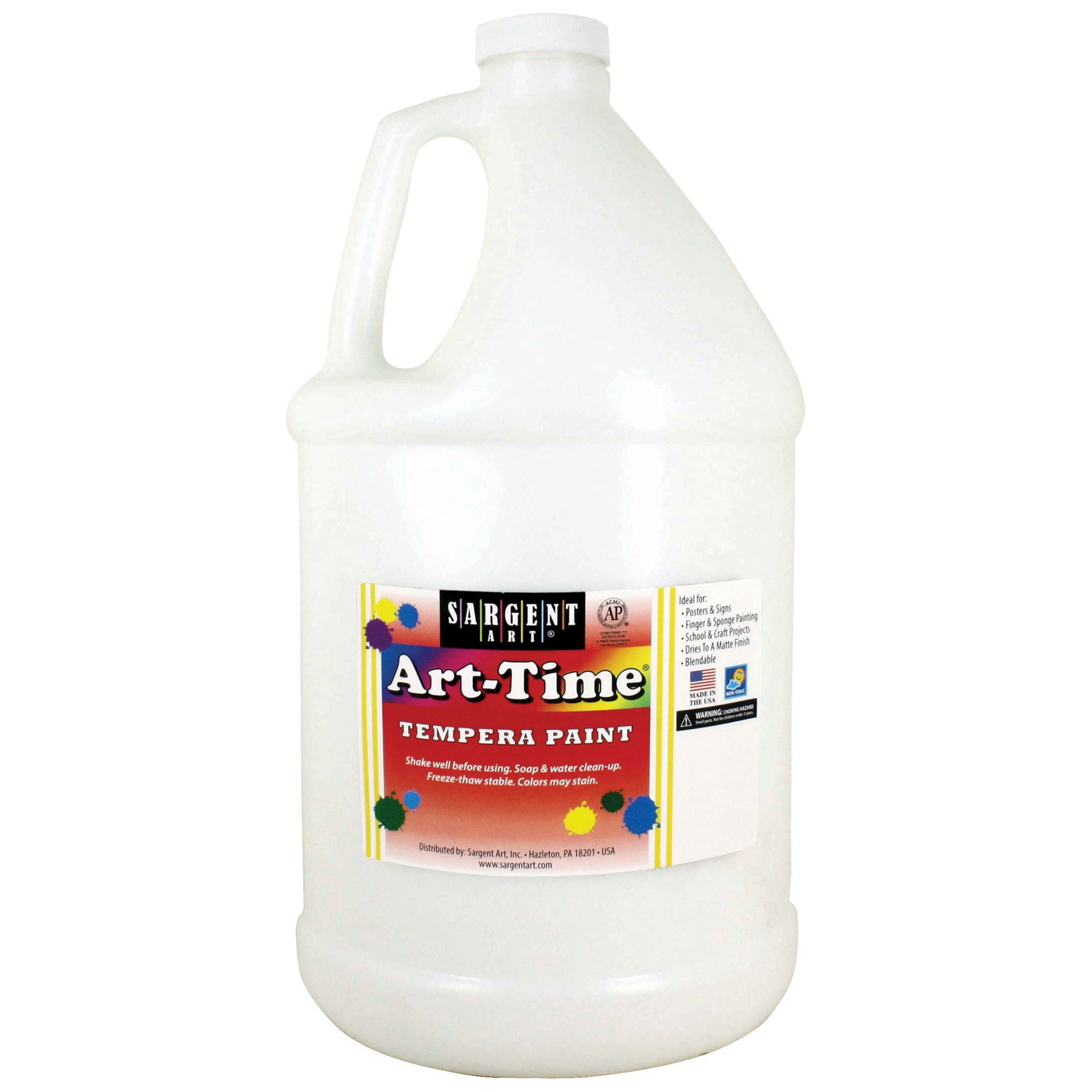 Art-Time® Tempera Paint, White - Gallon - Walmart.com