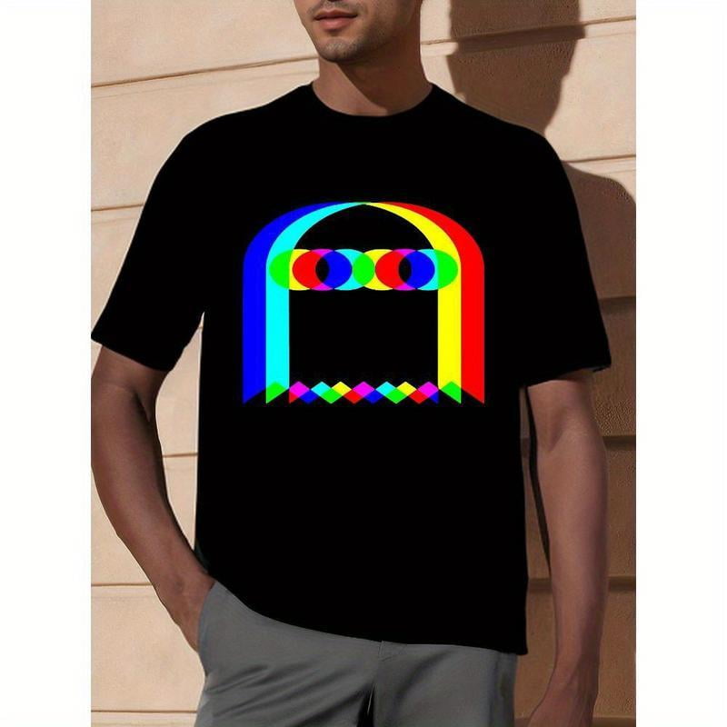 Art - Trendy Graphic Tee,Tops Has Bold “‘Colorful - Geometric - Art ...