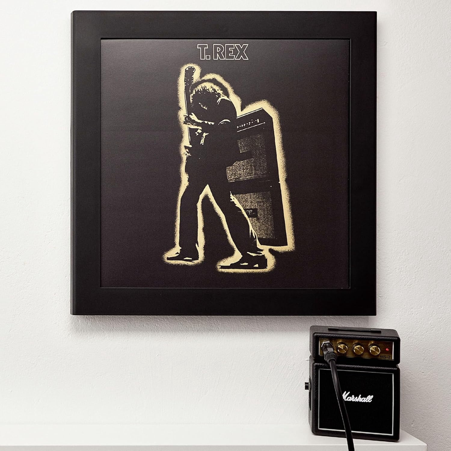 Art Vinyl Play & Display 12″ Vinyl Record Frame – -Resistant Wall-Mount ...