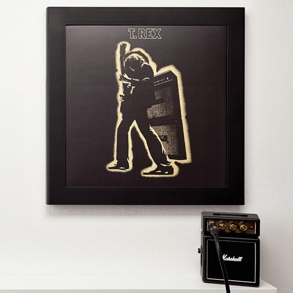 Art Vinyl Play & Display 12″ Vinyl Record Frame – -Resistant Wall-Mount ...