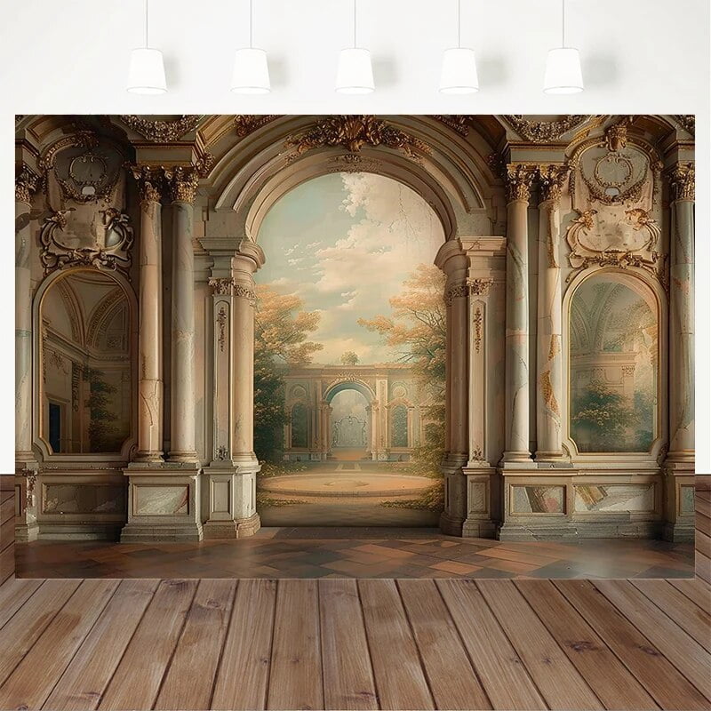 Art Wall Backdrop For Photography Photo Castle Background Cloth ...