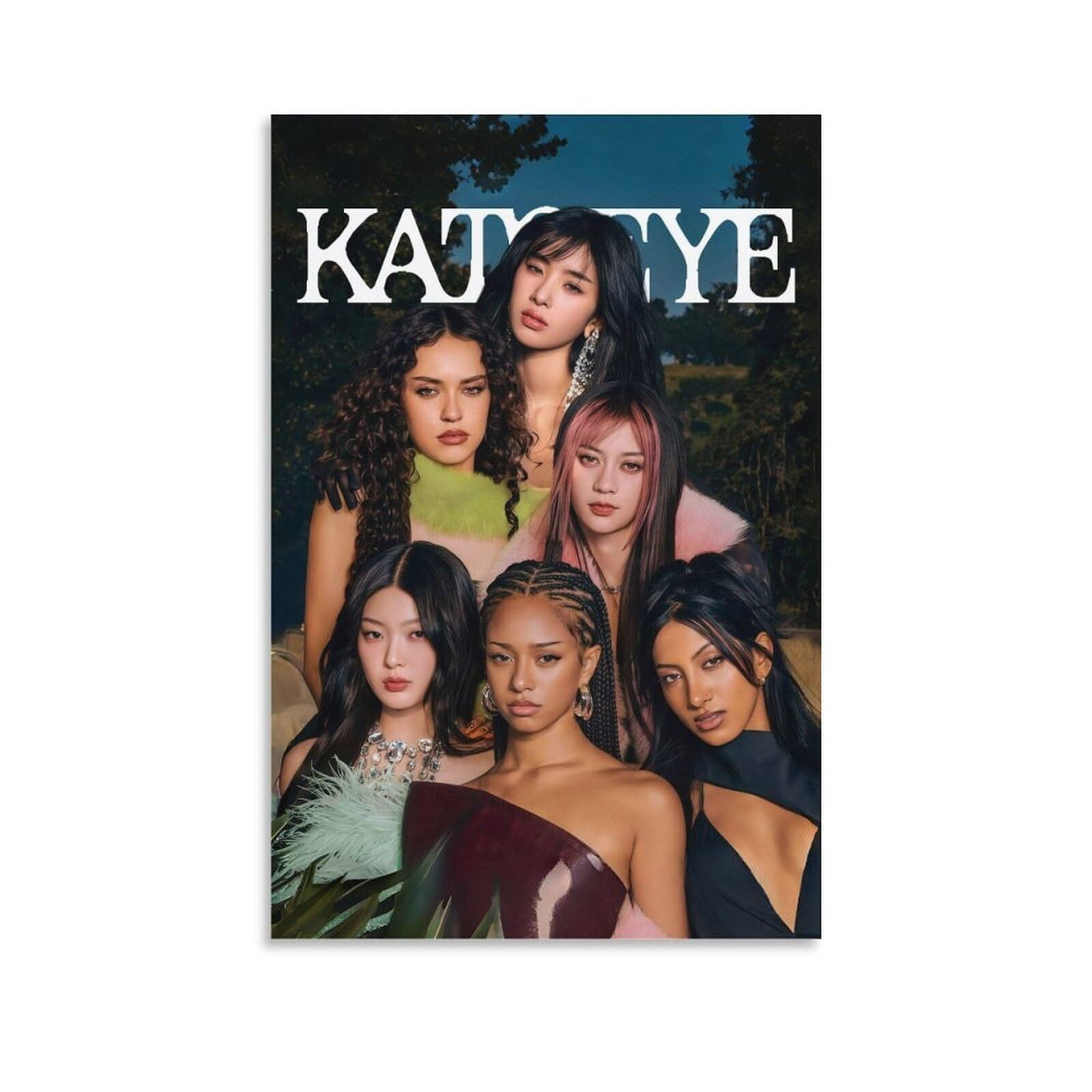 Art Wall Decoration Poster For Katseye Living Room, Bedroom, Kitchen ...