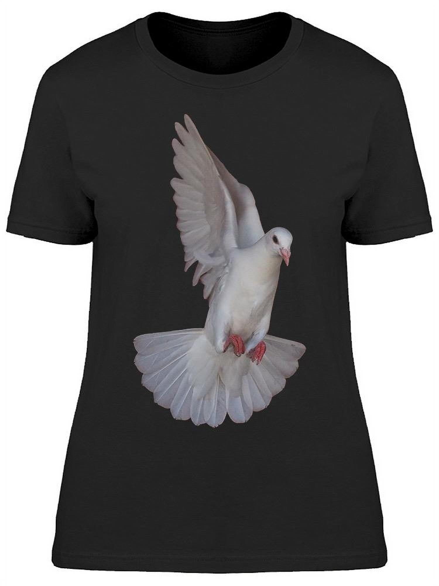 Art White Dove T-Shirt Women -Image by Shutterstock, Female XX-Large ...