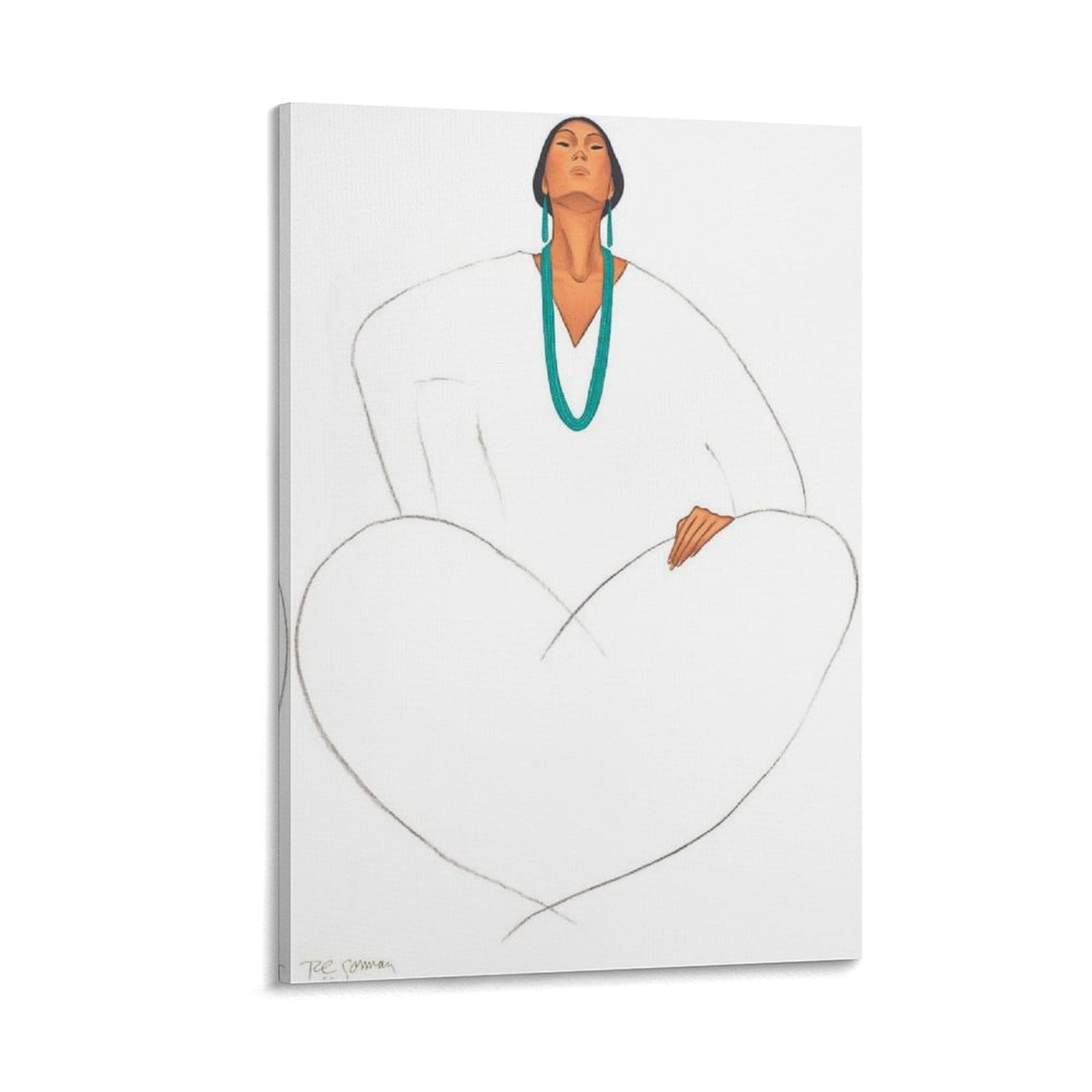 Art by RC Gorman Proud Lady Poster Cool Artworks Painting Wall Art ...