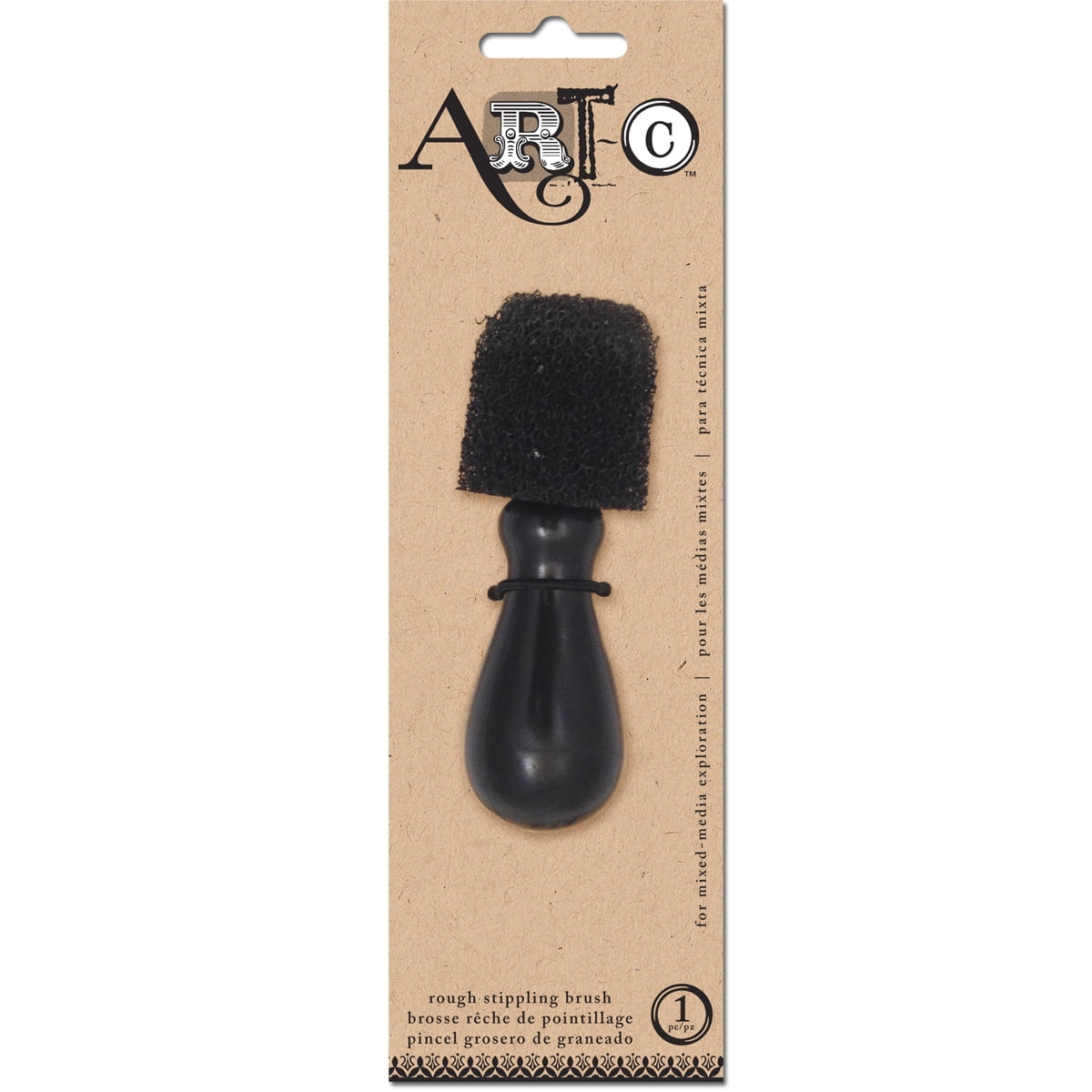 Art-c rough stippling brush (Available in a pack of 24) - Walmart.com