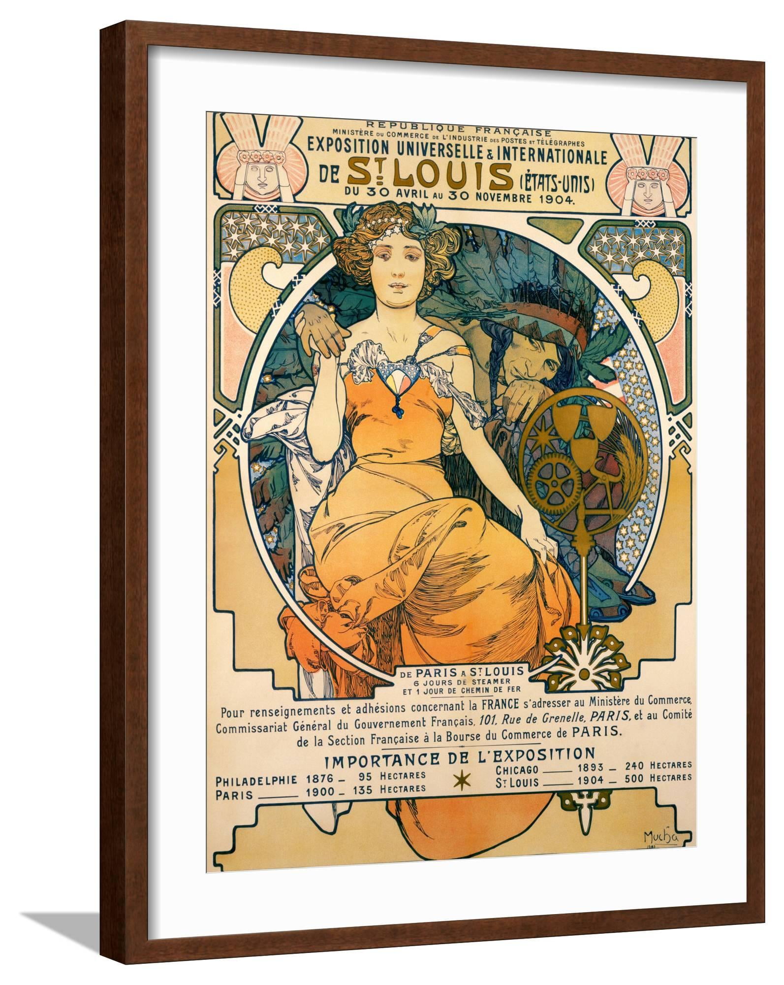 Art.com 1904 St. Louis World's Fair Poster Art Print by Alphonse Mucha ...