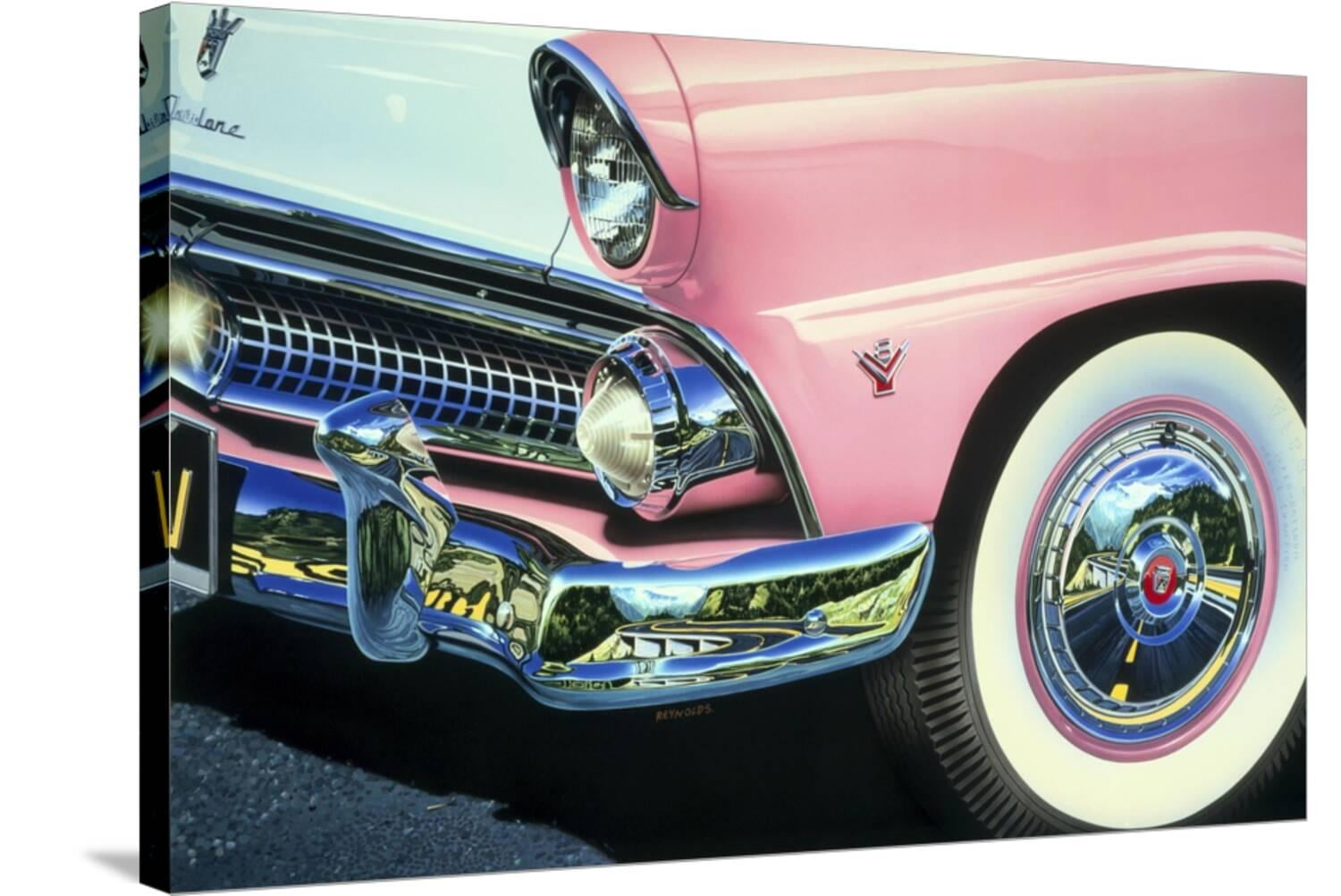 Art.com '58 Ford Fairlaine Stretched Canvas Print Wall Art by Graham ...