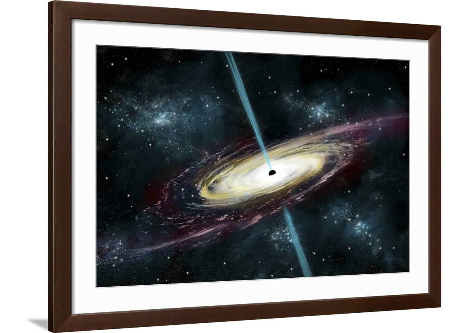 Art.com A Black Hole in Interstellar Space Art Print by Stocktrek ...