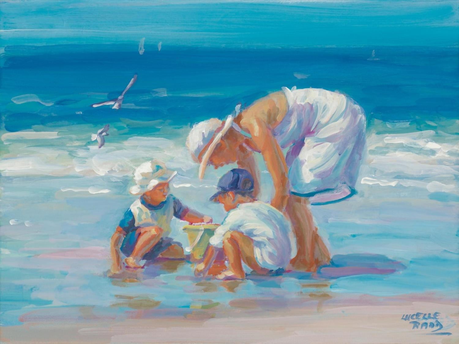 Art.com A Perfect Day Art Print by Lucelle Raad, 32" x 24" - Walmart.com