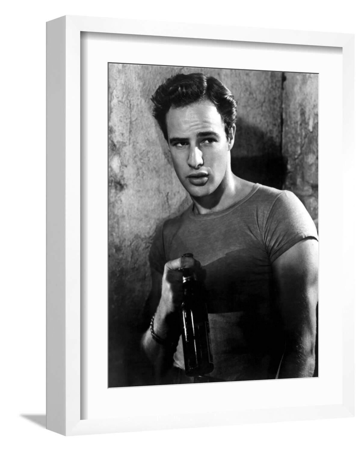 Art.com A Streetcar Named Desire, Marlon Brando, 1951 Photo, White ...