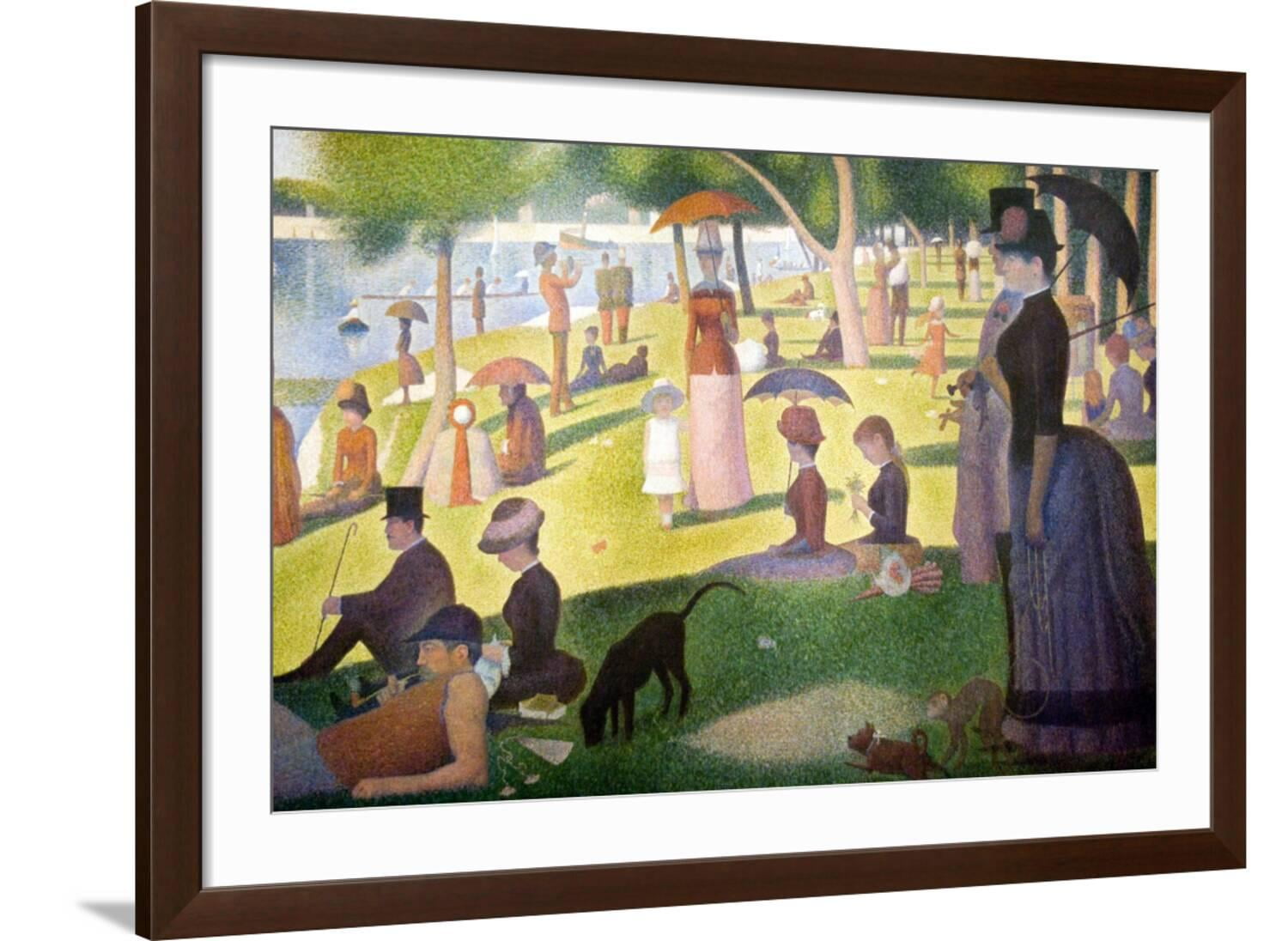 Art.com A Sunday on La Grande Jatte 1884, 1884-86 Art Print by Georges ...