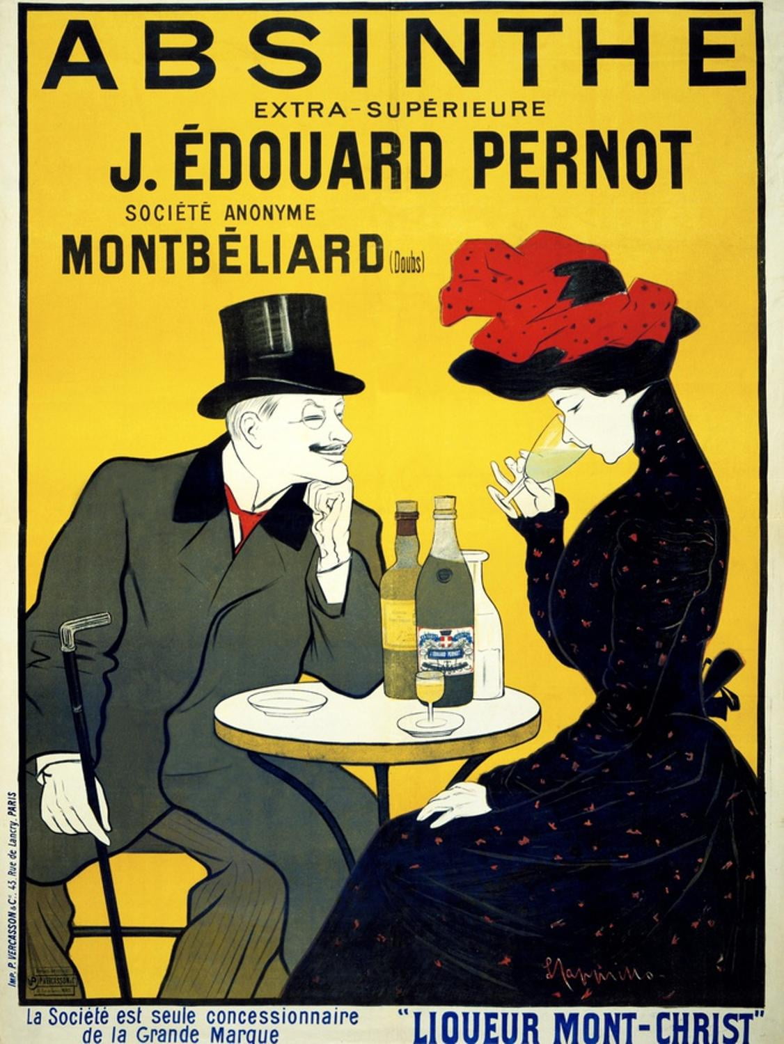 Art.com Absinthe Vintage French Poster Art Print, 12" x 16" - Walmart.com