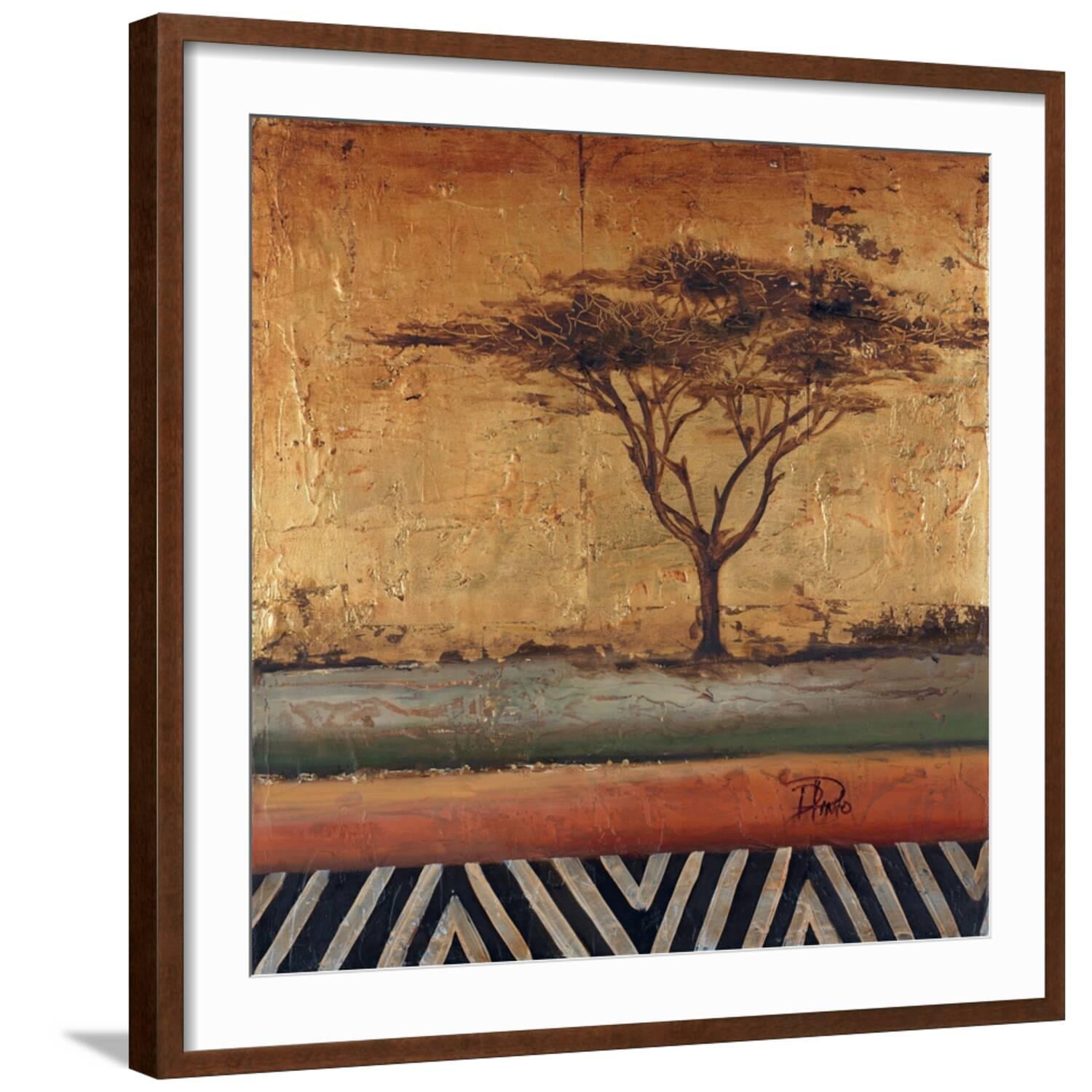 Art.com African Dream II Art Print by Patricia Pinto, Brown Frame Wall ...