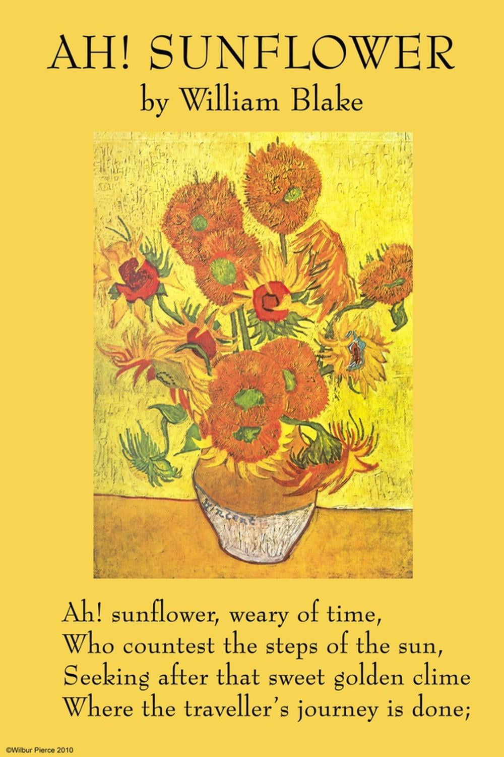 Art.com Ah! Sunflower Art Print by William Blake, 16" x 24" - Walmart.com
