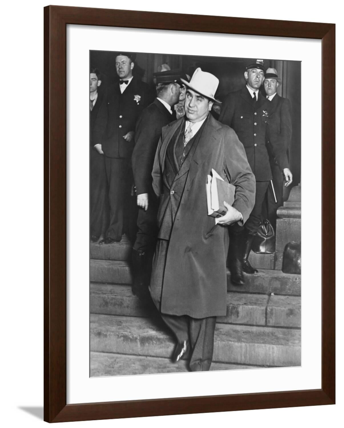 Art.com Al Capone, Winks at Photographers as He Leaves Chicago's ...