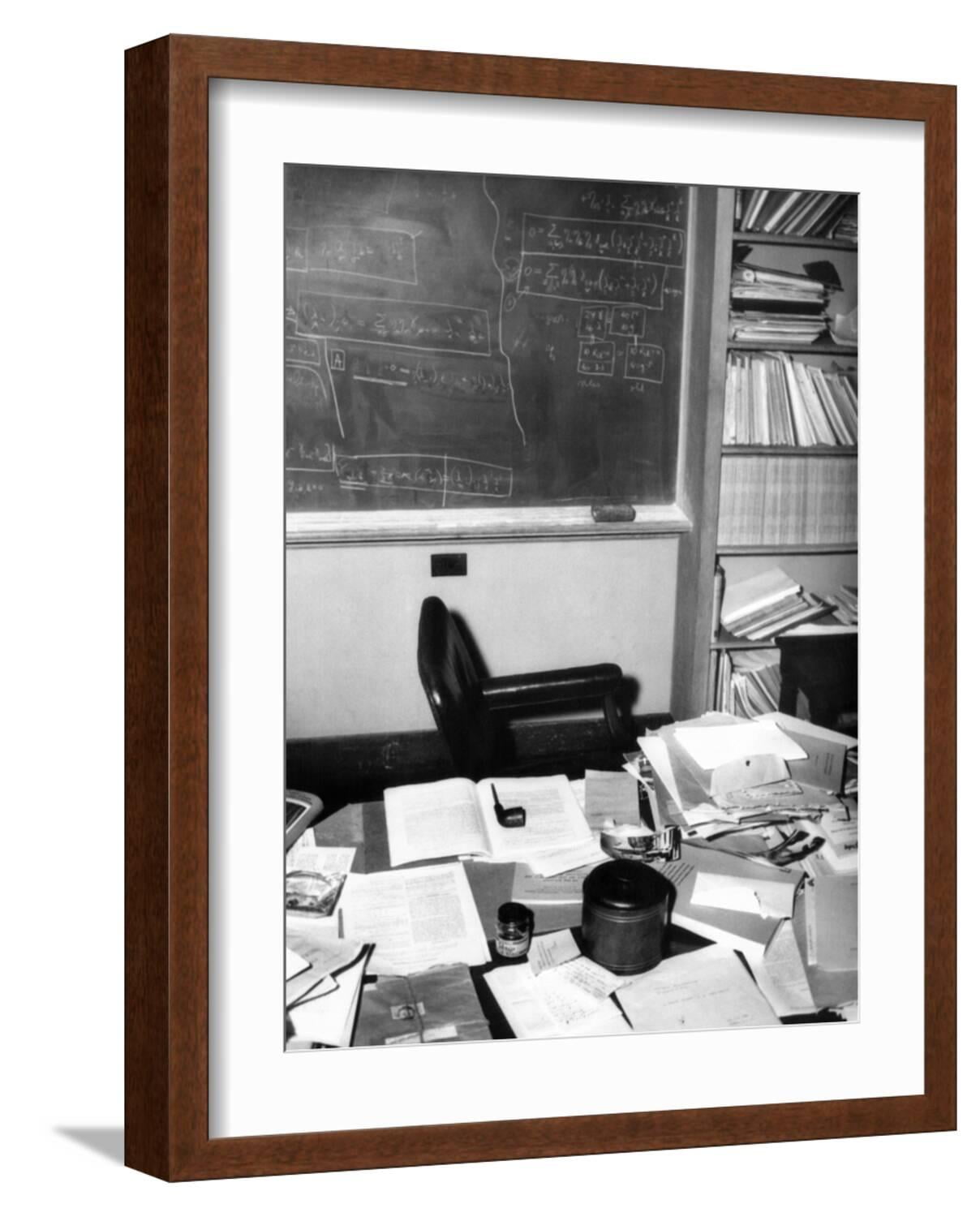 Art.com Albert Einstein's Study at the Institute for Advance Study at ...
