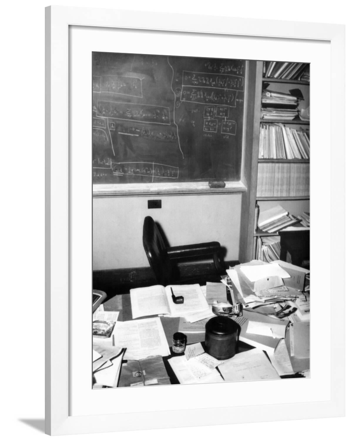 Art.com Albert Einstein's Study at the Institute for Advance Study at ...