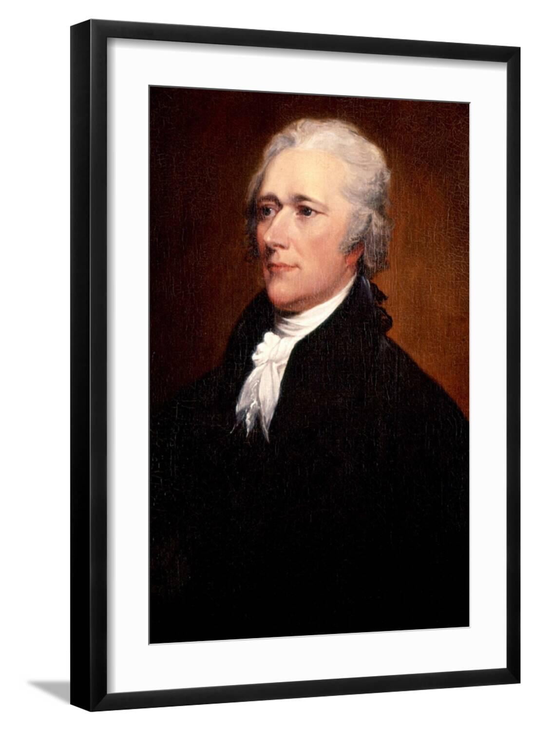 Art.com Alexander Hamilton Art Print by John Trumbull, Black Frame Wall ...