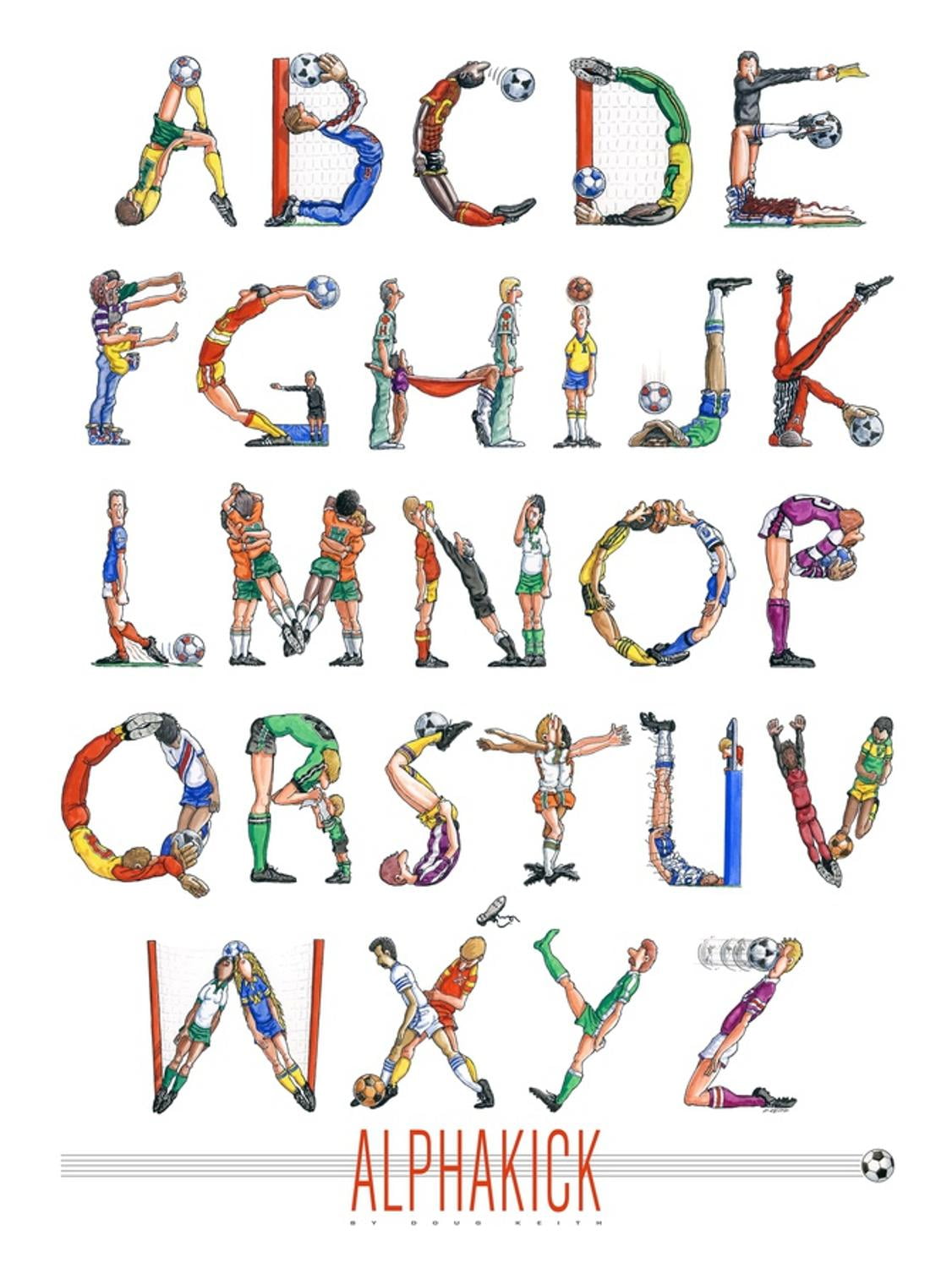 Art.com Alphakick Art Print by Doug Keith, 18" x 24" - Walmart.com