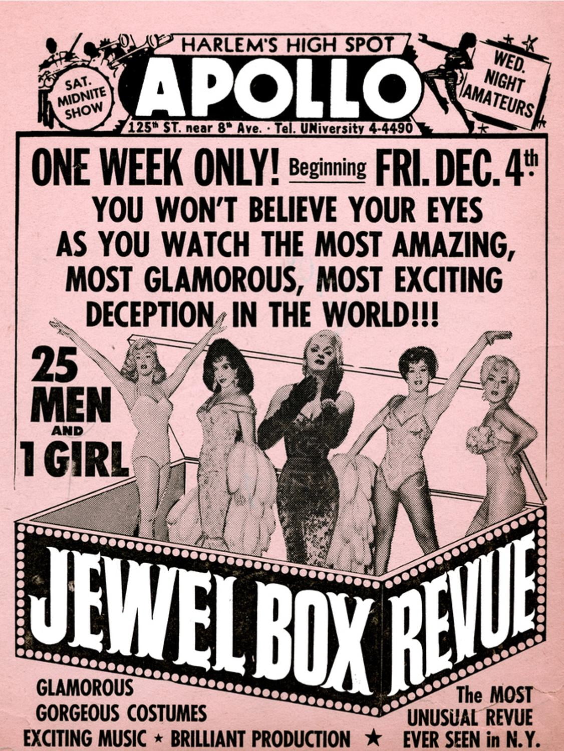 Art.com Apollo Theatre Jewel Box Revue: Gorgeous and Glamorous, 25 Men ...