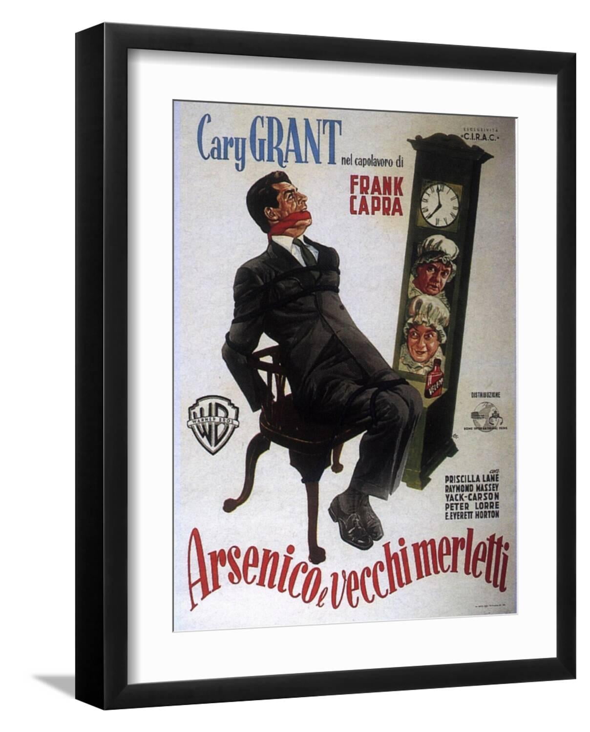 Art.com Arsenic and Old Lace, Italian Movie Poster, 1944 Art Print ...