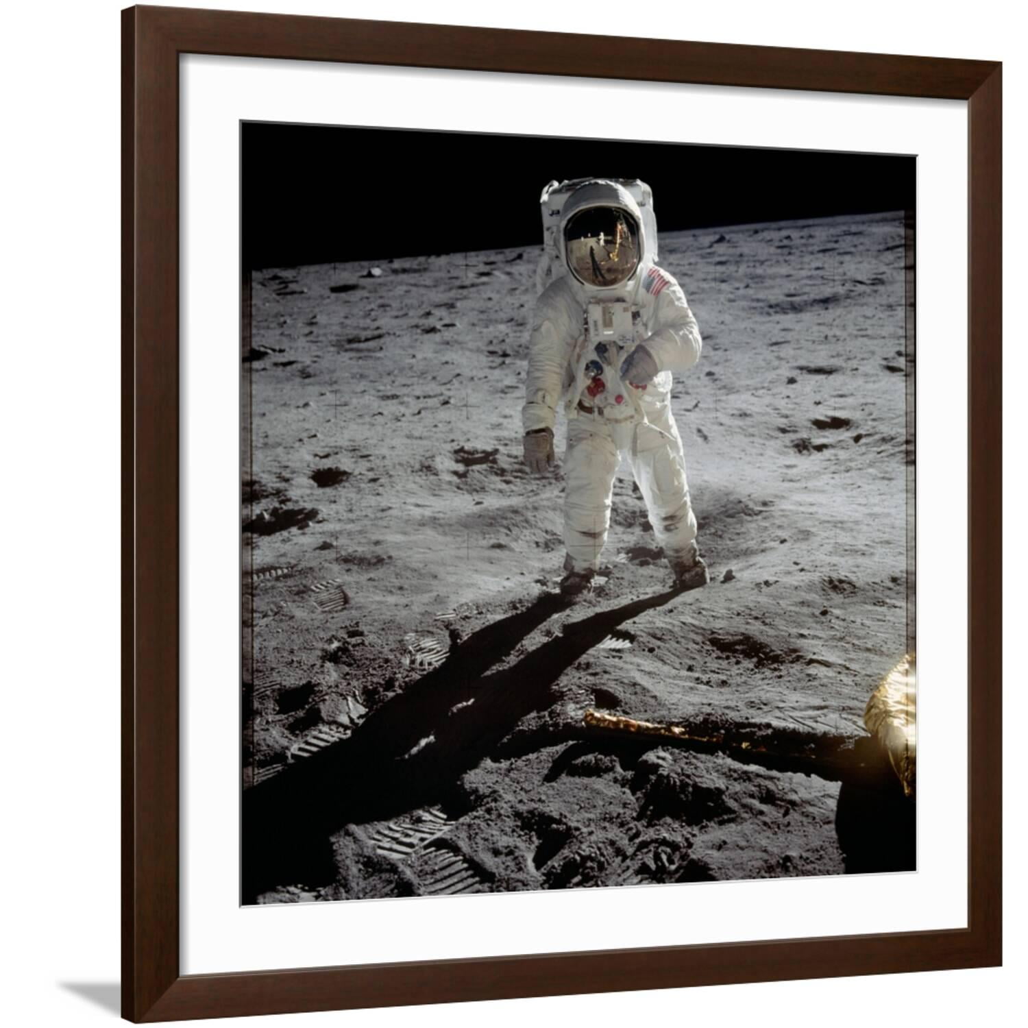 Art.com Astronaut Edwin 'Buzz' Aldrin Standing on the Moon after the ...