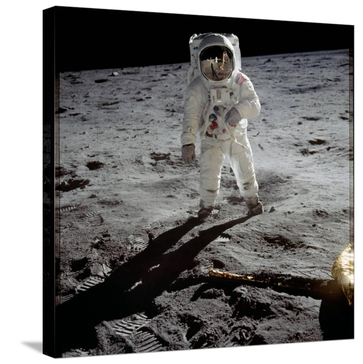 Art.com Astronaut Edwin 'Buzz' Aldrin Standing on the Moon after the ...