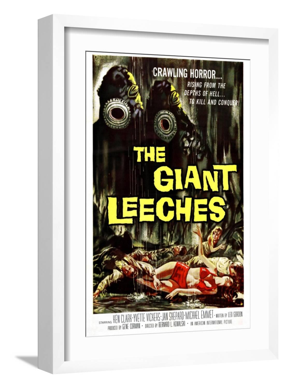 Art.com Attack of the Giant Leeches (aka the Giant Leeches), 1959 Art Print, White Frame Wall ...