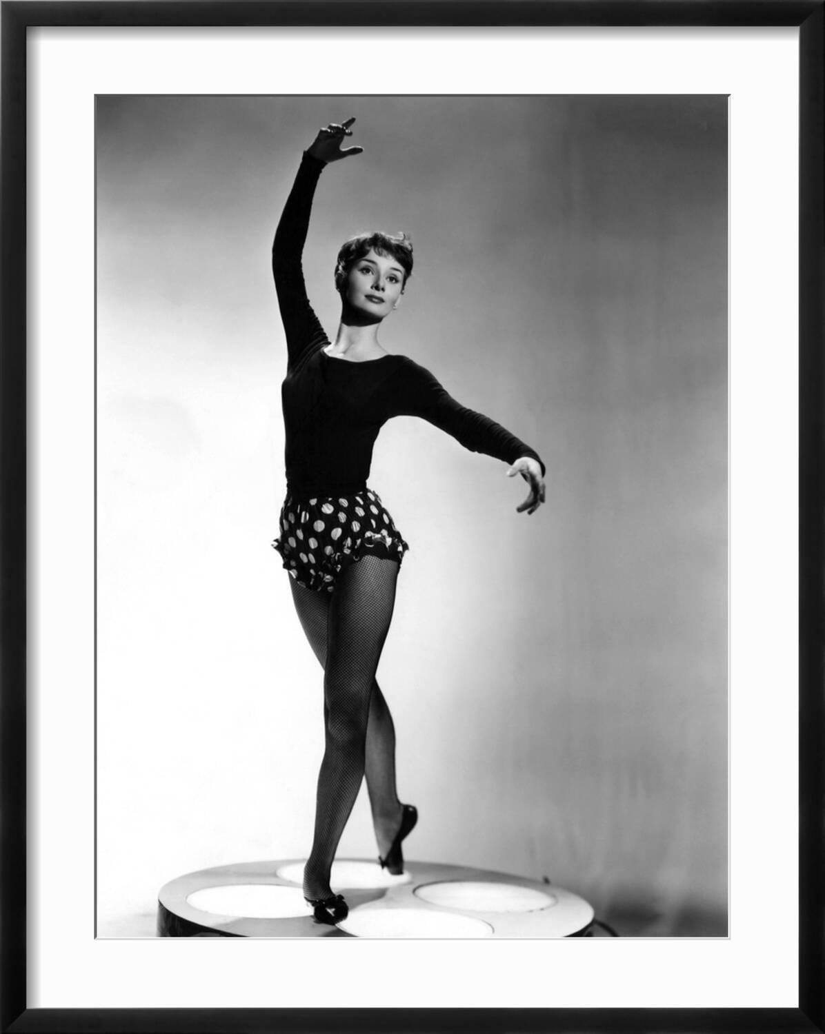 Art.com Audrey Hepburn, Ca. 1952 Photo, Black Frame Wall Art, 23" x 29 ...