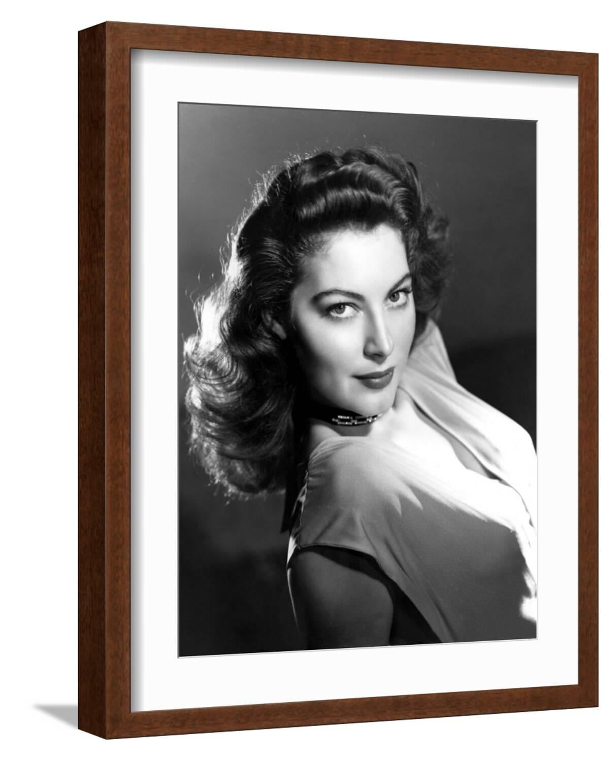 Art.com Ava Gardner Photo, Brown Frame Wall Art, 17" x 21" - Walmart.com