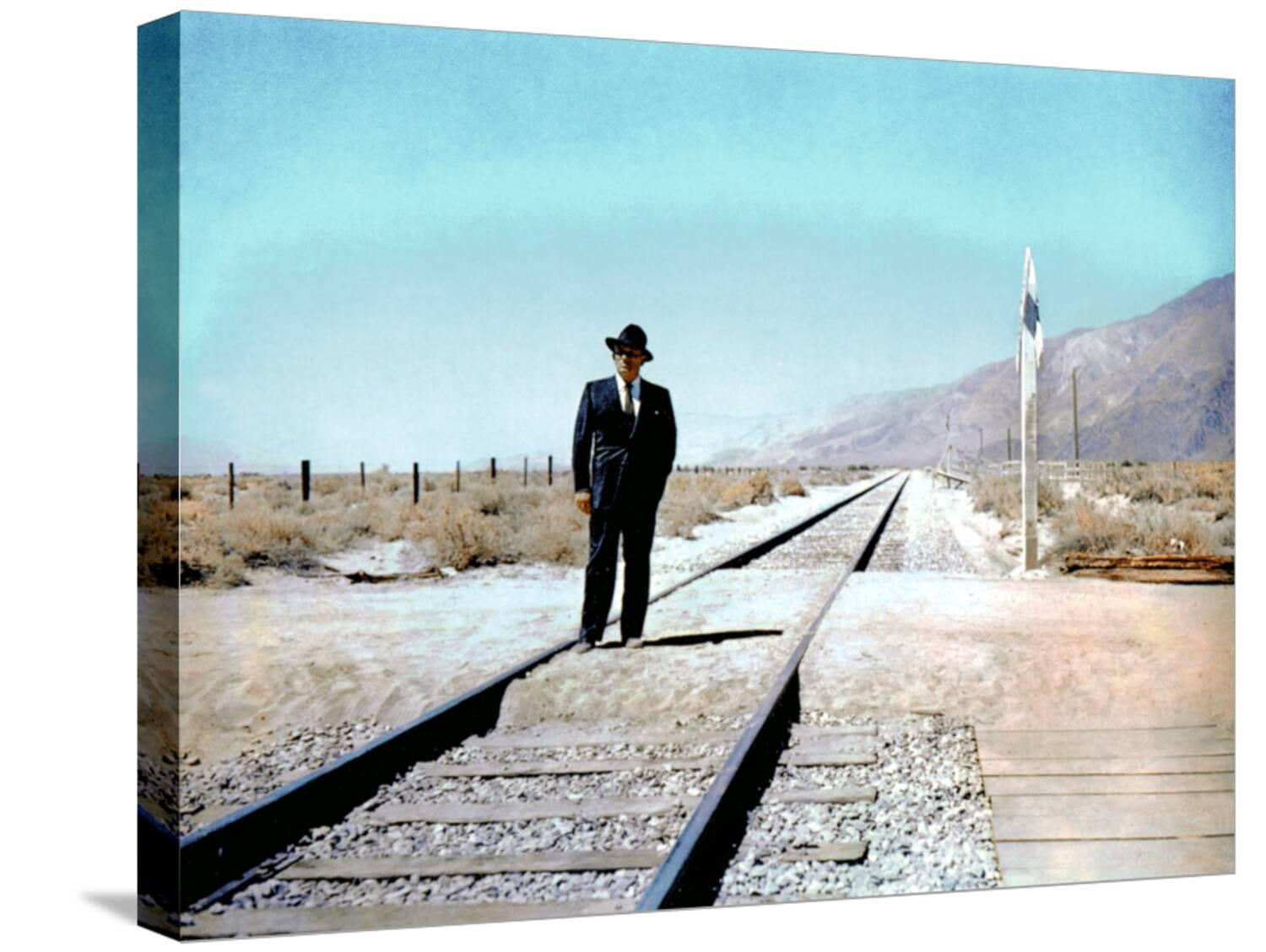 Art.com Bad Day At Black Rock, Spencer Tracy, 1955 Stretched Canvas Print Wall Art, 24" x 18 ...