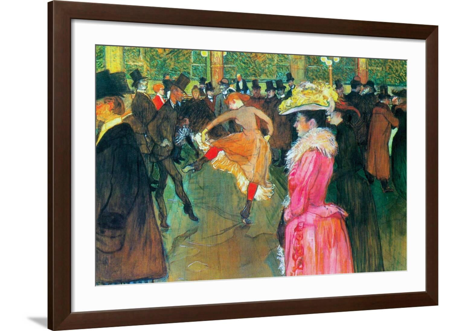 Art.com Ball in the Moulin Rouge Art Print by Henri de Toulouse-Lautrec ...