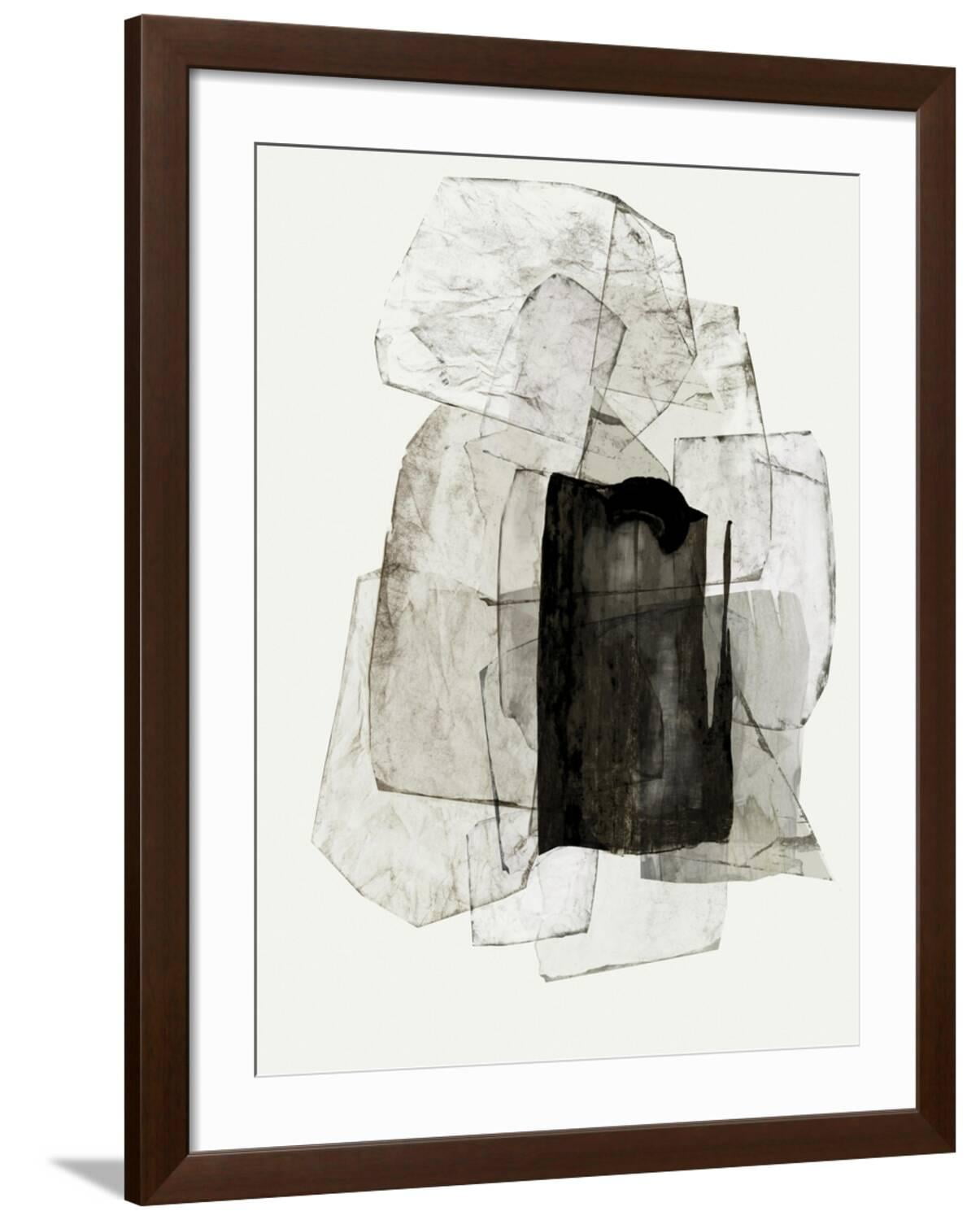 Art.com Blotting Ink II Art Print by PI Studio, Brown Frame Wall Art ...