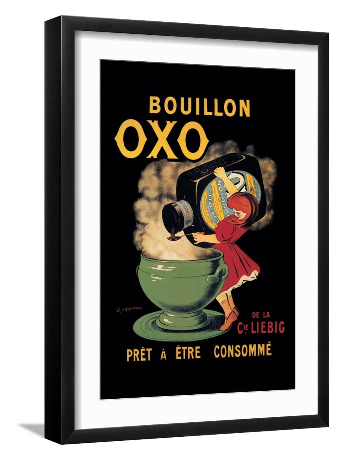 Art.com Bouillon Oxo Art Print by Leonetto Cappiello, Black Frame Wall ...