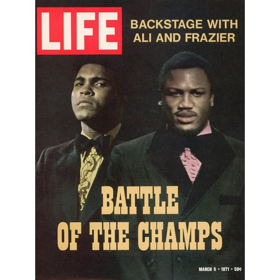 Art.com Boxers Muhammad Ali and Joe Frazier, March 5, 1971 Photographic ...