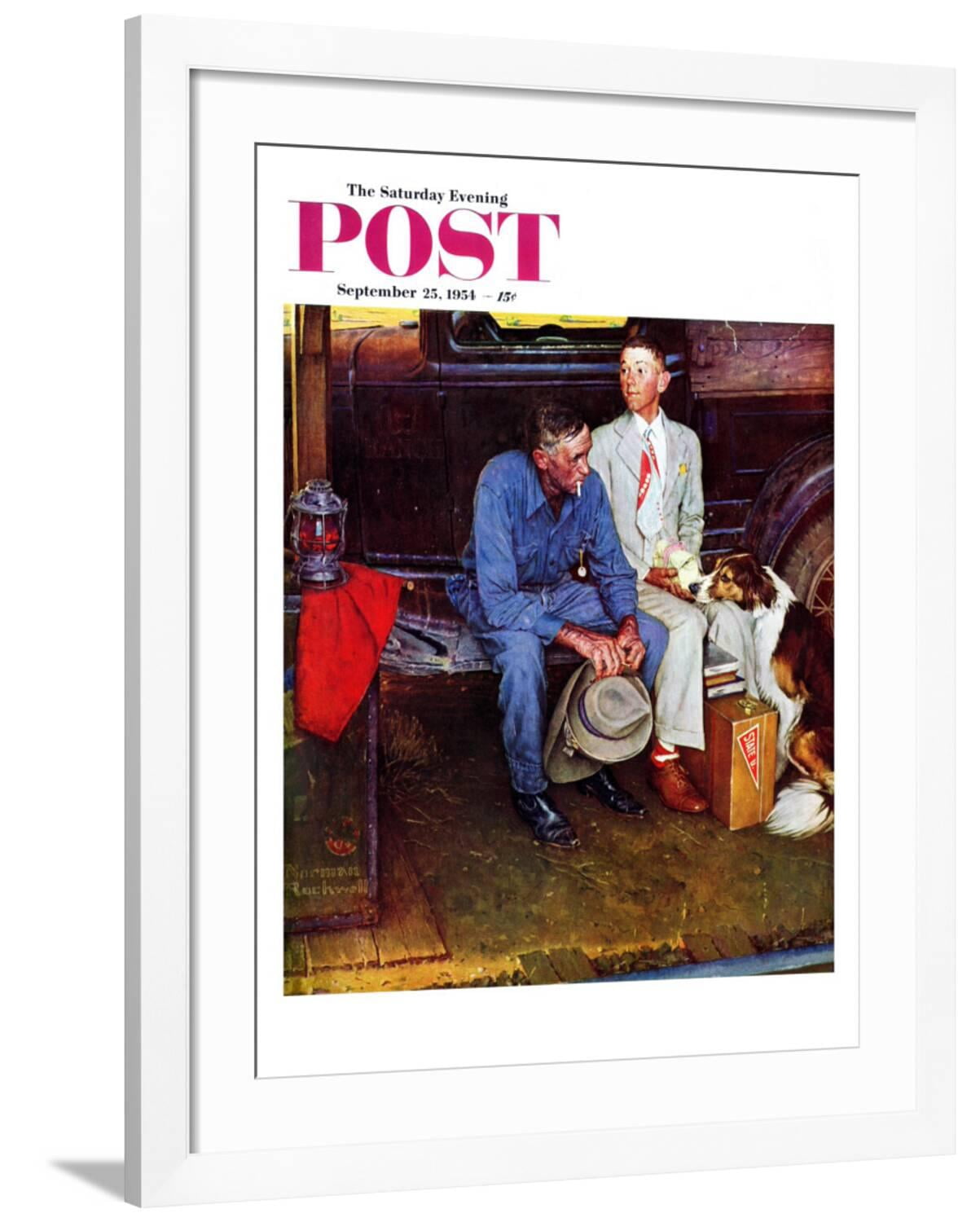 Art.com Breaking Home Ties Saturday Evening Post Cover, September 25 ...