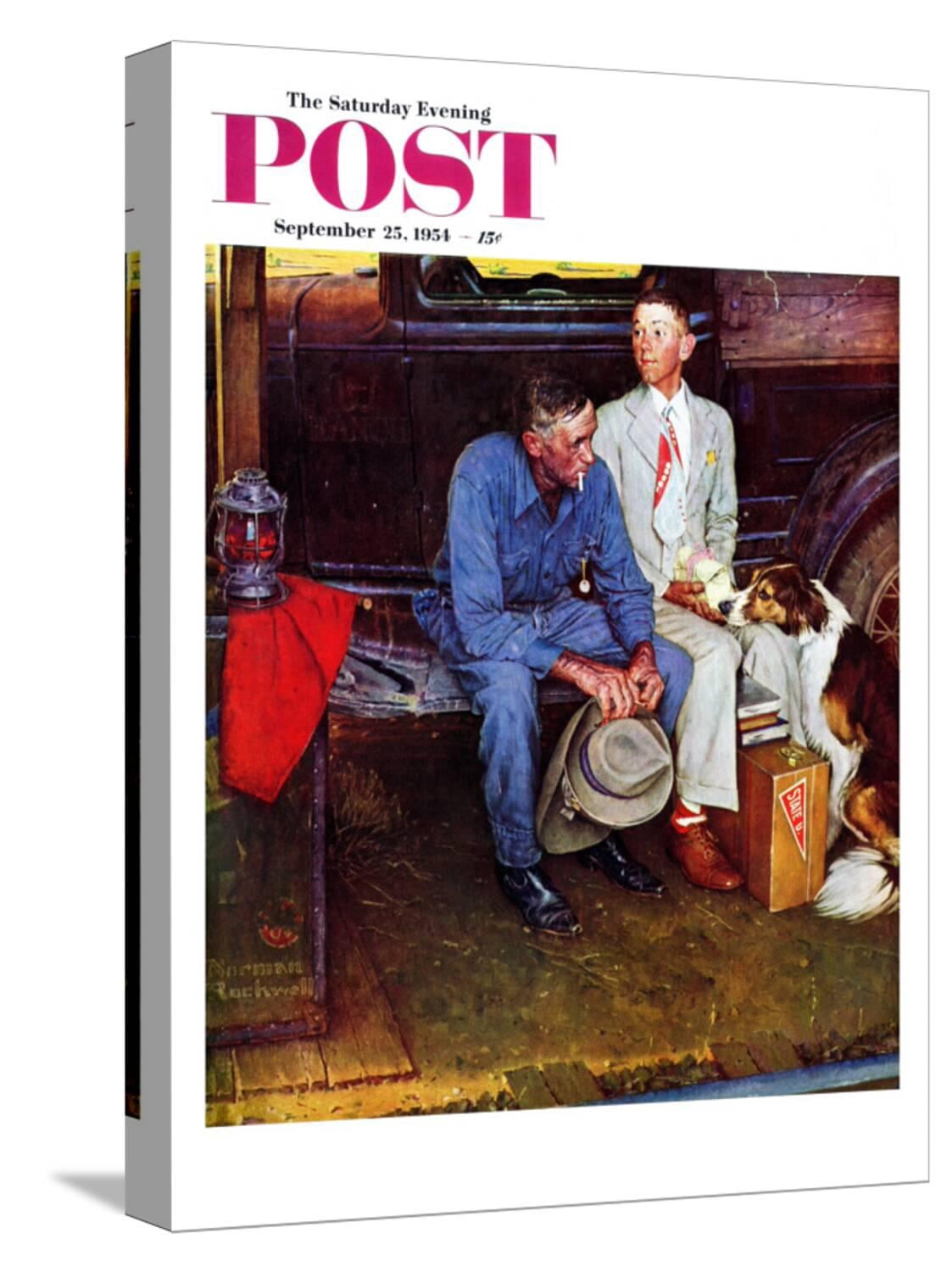 Art.com Breaking Home Ties Saturday Evening Post Cover, September 25 ...