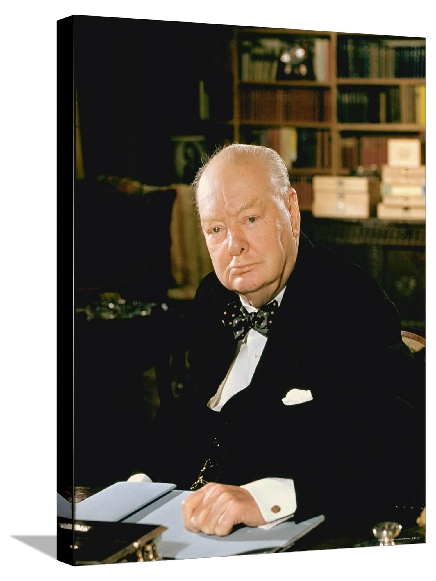 Art.com British Politician Sir Winston Churchill, Formal Portrait at ...