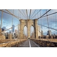 Art.com Brooklyn Bridge Photographic Print by Alan Blaustein, 24" x 16 ...