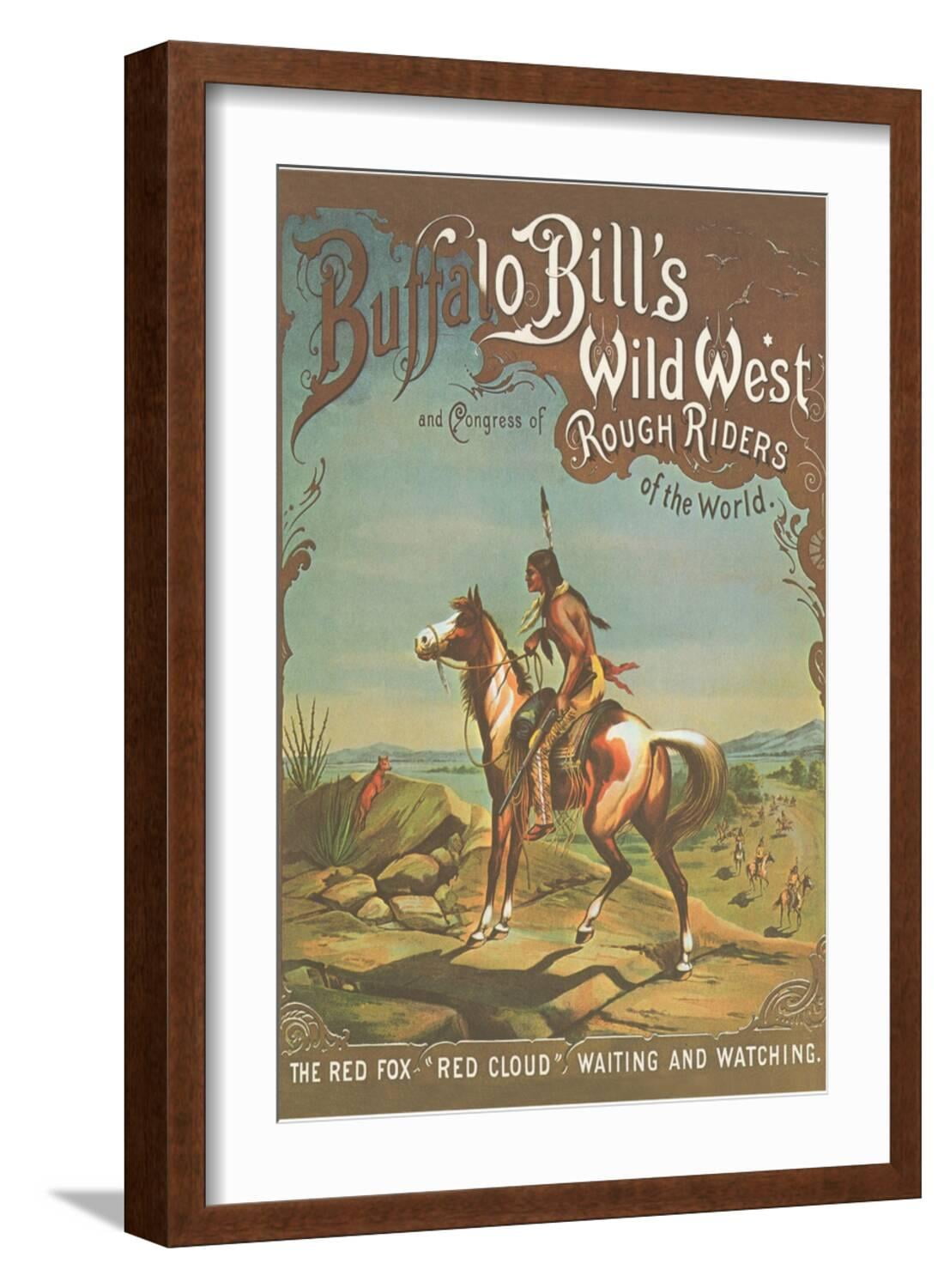 Art.com Buffalo Bill's Wild West Show Poster, Indian Brave Art Print ...