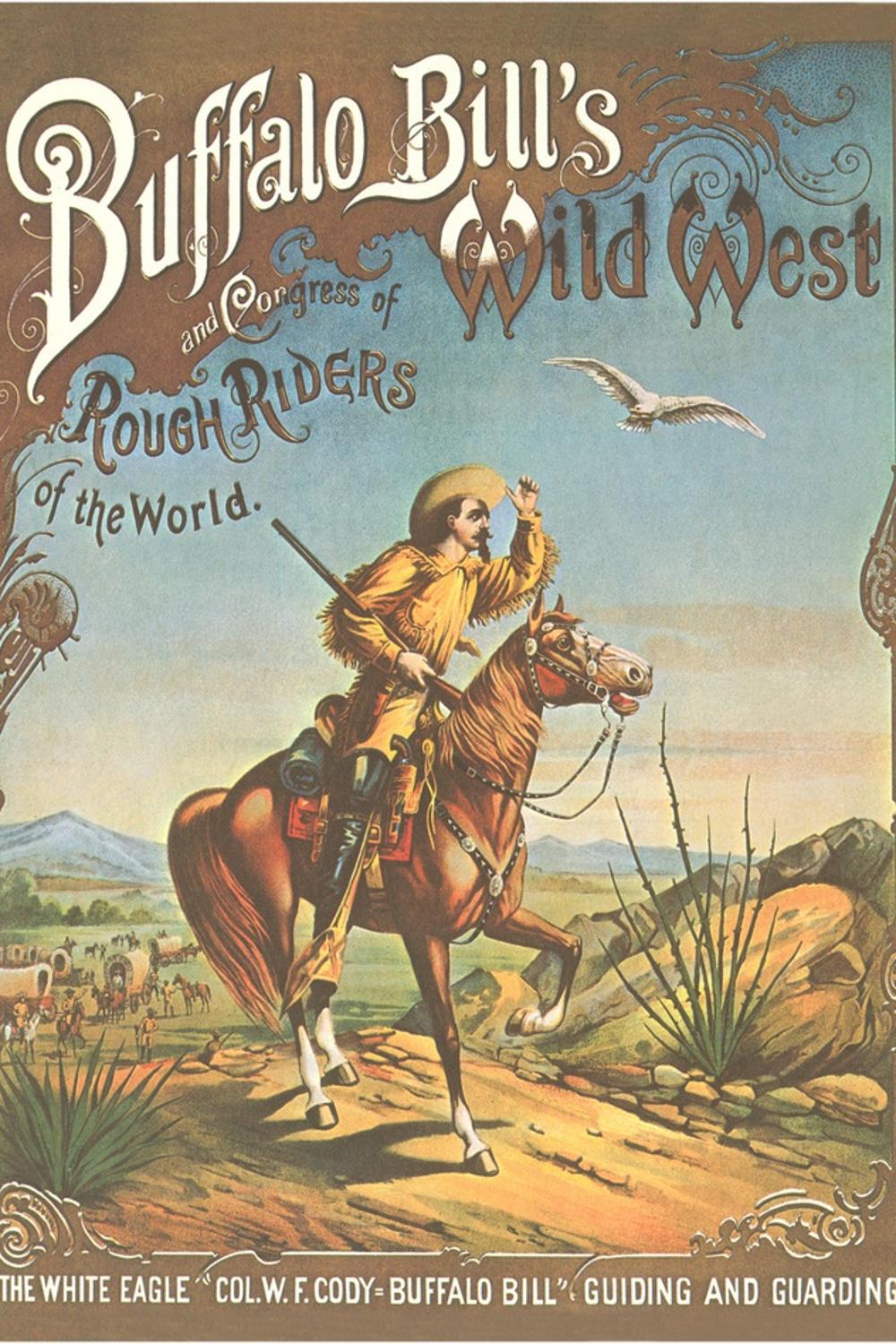 Art.com Buffalo Bill's Wild West Show Poster, Scout on Horse Art Print ...