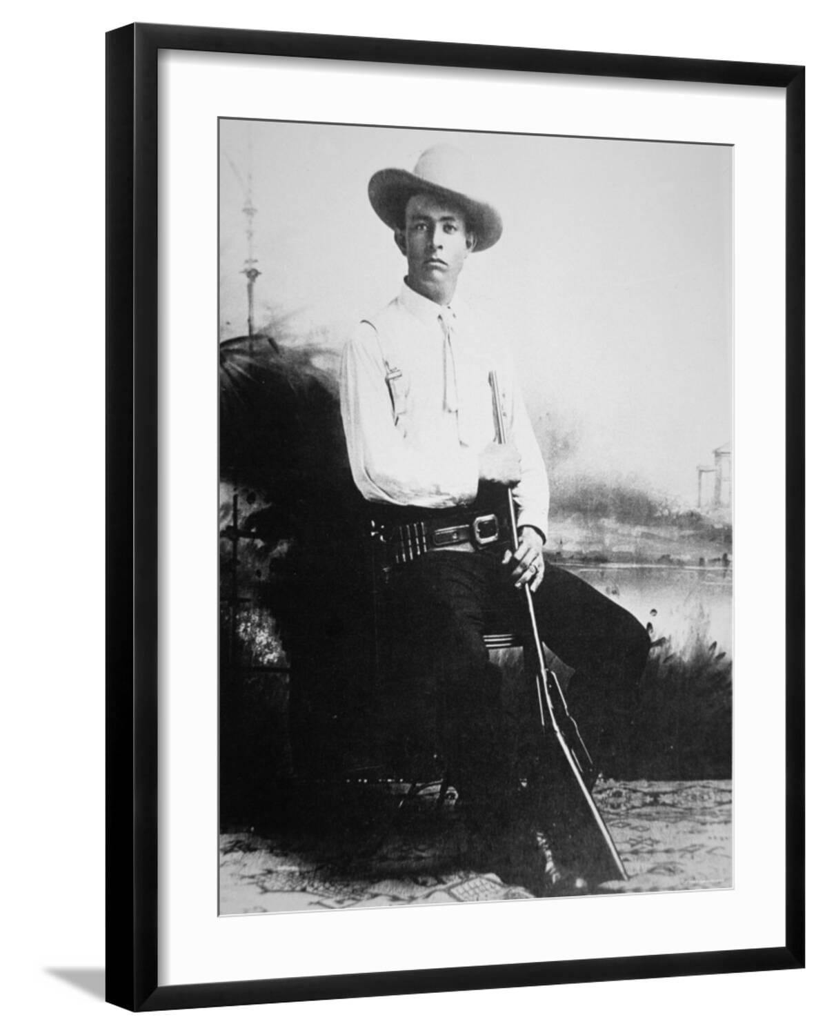 Art.com Captain Frank Hamer, c.1910 Photographic Print, Black Frame ...