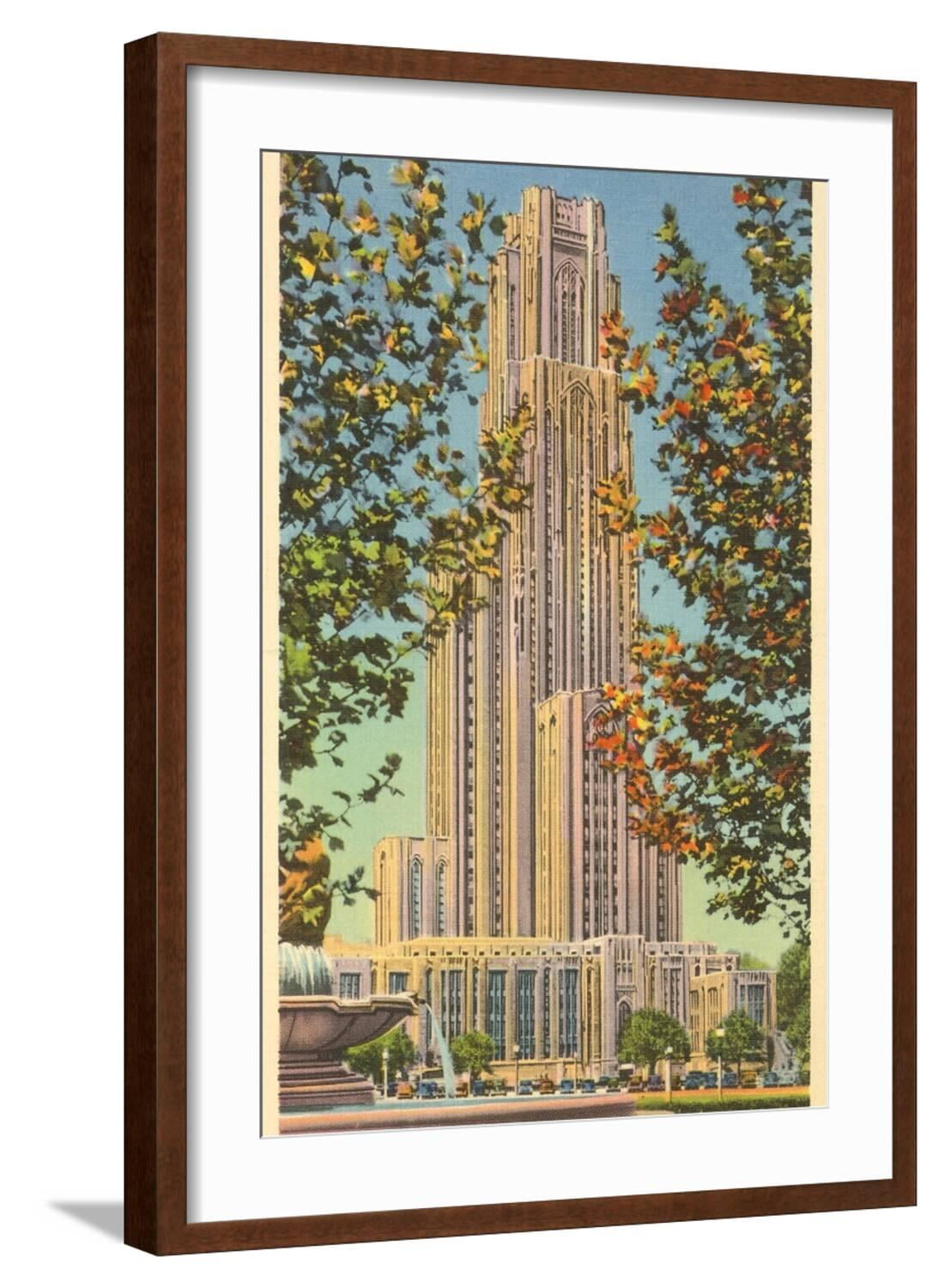 Art.com Cathedral of Learning, Pittsburgh, Pennsylvania Art Print ...