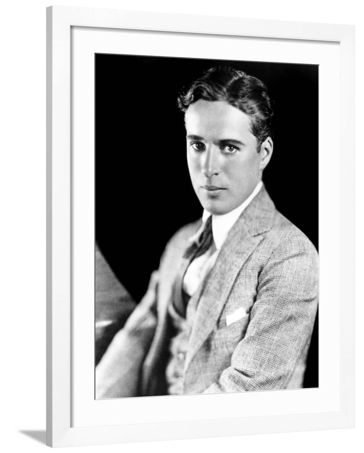 Art.com Charlie Chaplin, ca. 1910s Photo, White Frame Wall Art, 32" x ...