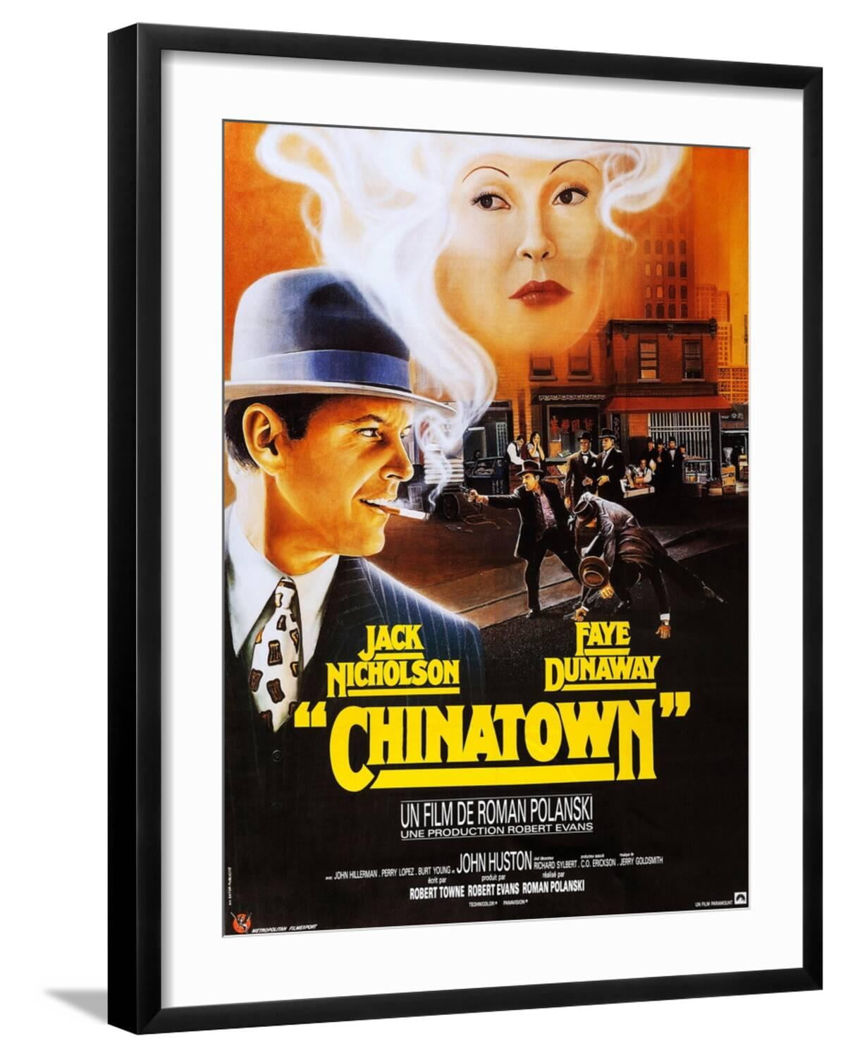 Art.com Chinatown, French Poster Art, Jack Nicholson, Faye Dunaway ...