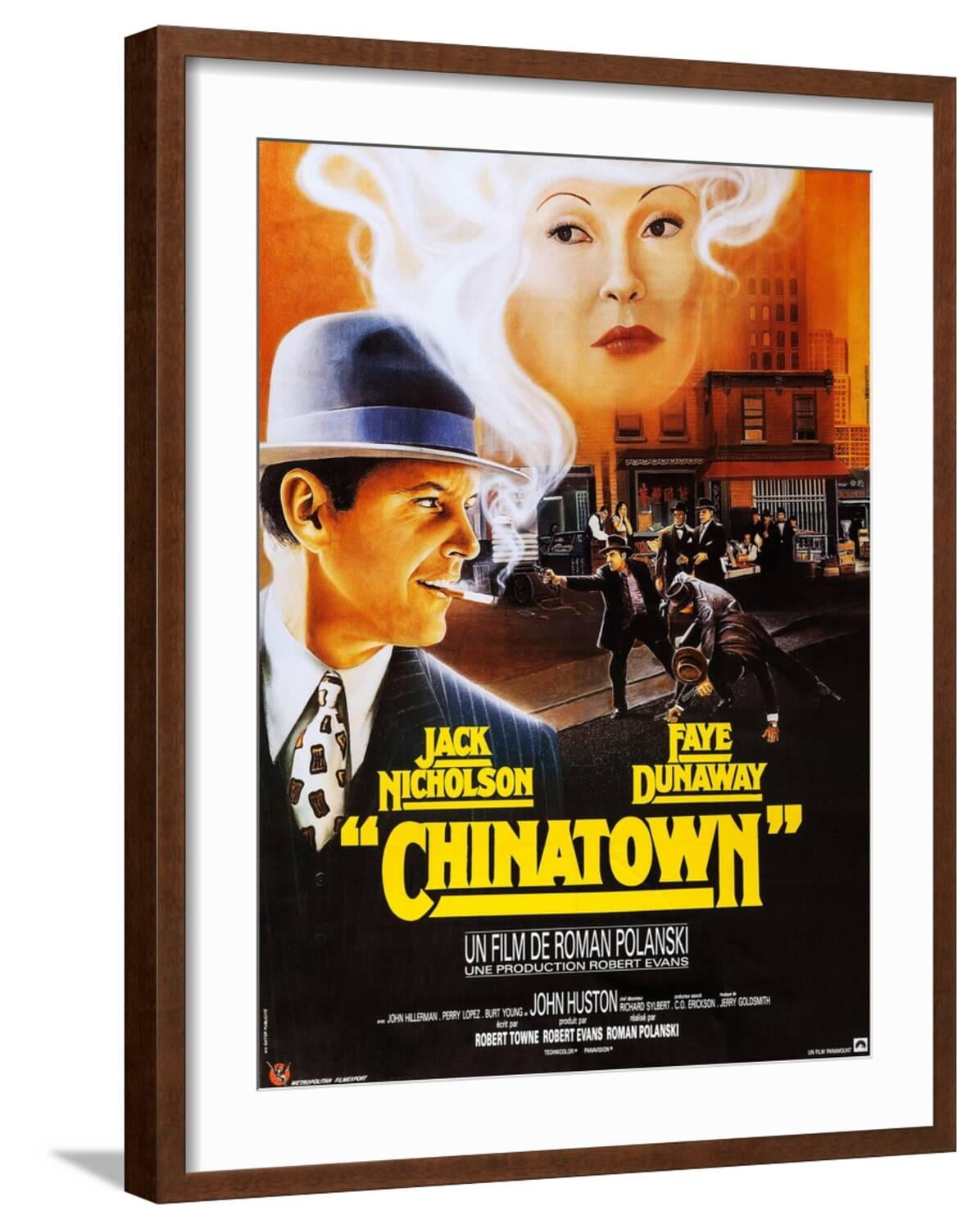 Art.com Chinatown, French Poster Art, Jack Nicholson, Faye Dunaway ...